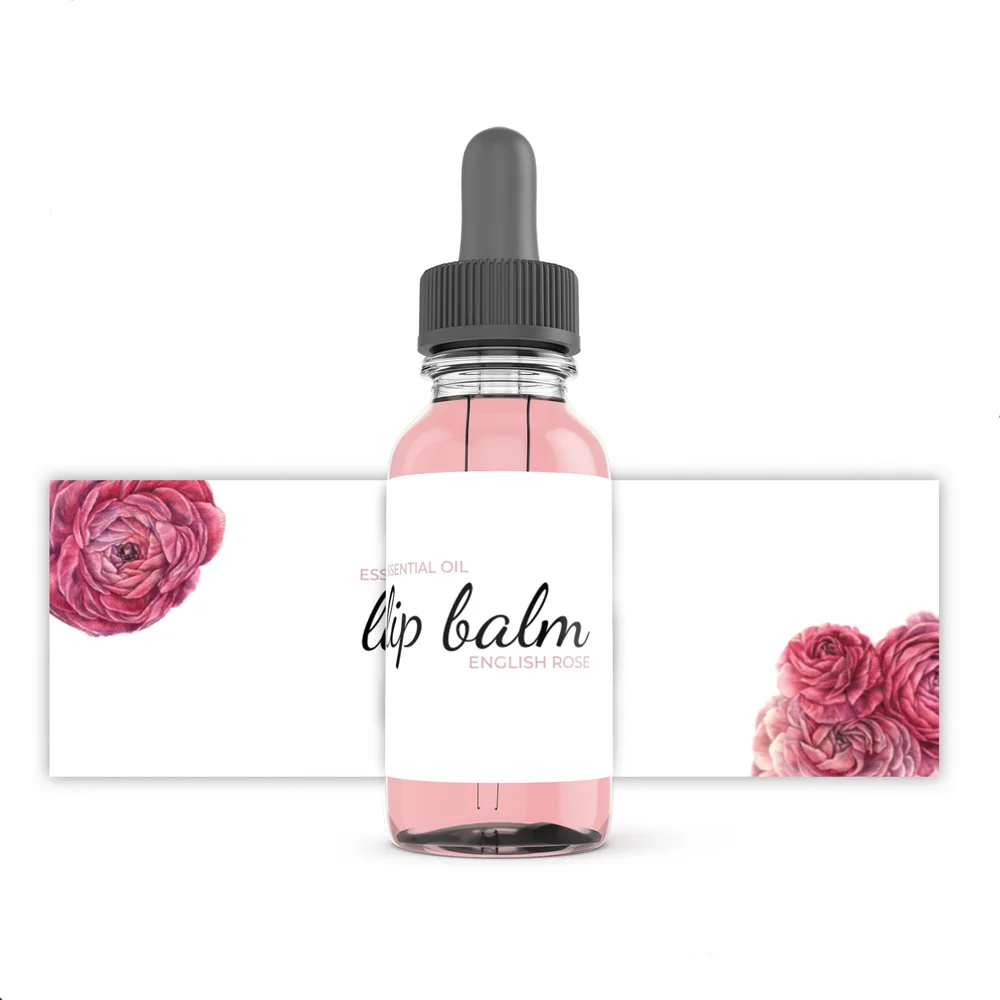 Pink Peony Design for 3x1 inch Labels — Dashleigh Template Center