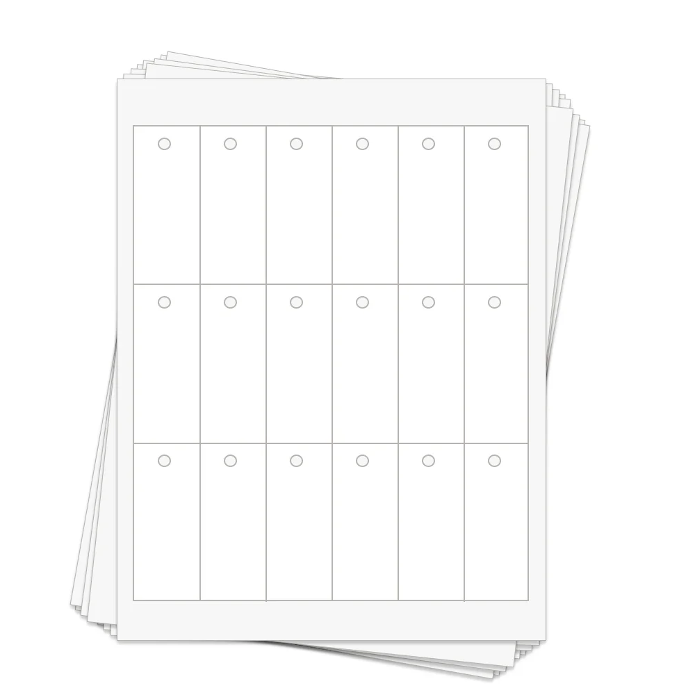 HT1205 - Rectangle Hang Tags (3 x 1.25 inches) — Dashleigh Template Center
