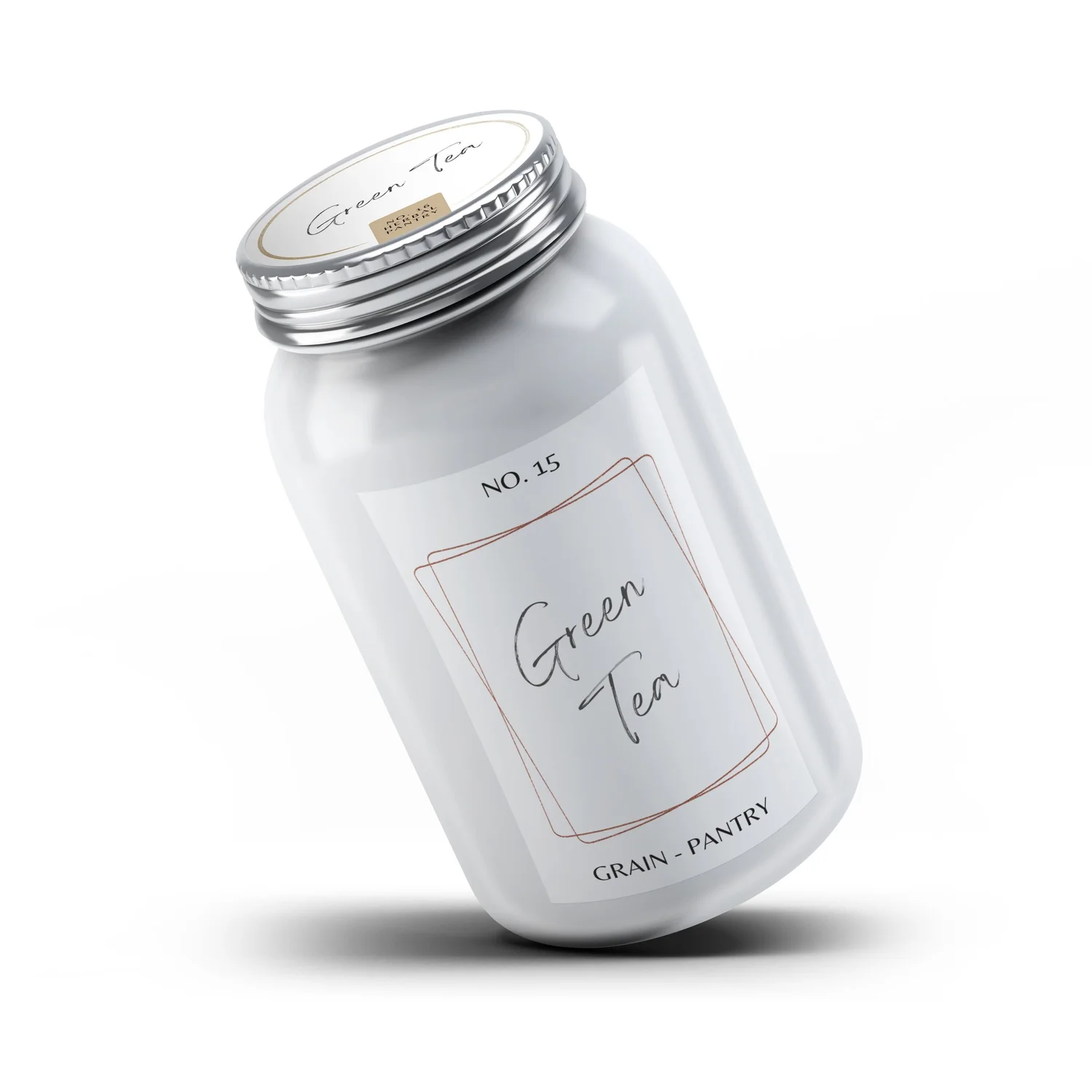 Free Gold Border Pantry & Kitchen Mason Jar Labels - Customize & Print ...