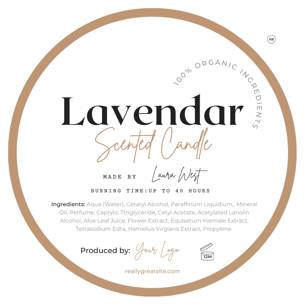Minimal Elegant Cosmetic Labels Kit for Canva — Dashleigh Template Center