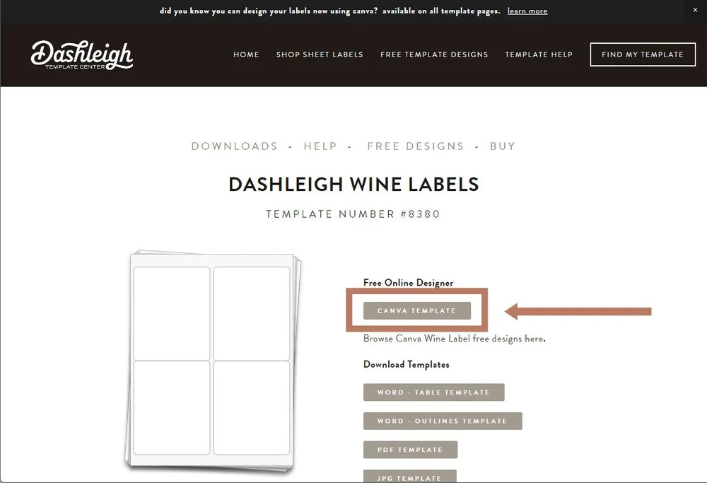 Canva Labels - Getting Started — Dashleigh Template Center