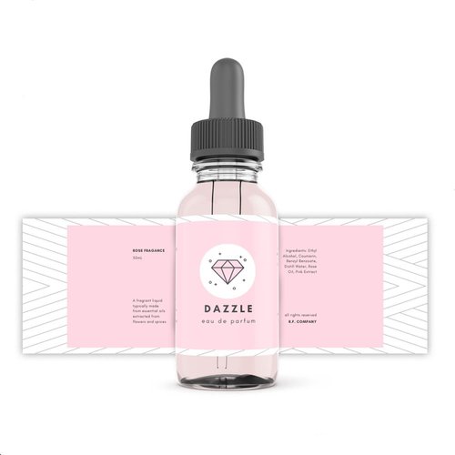 Pink Essential Oil Design for 3x1 inch Labels — Dashleigh Template Center
