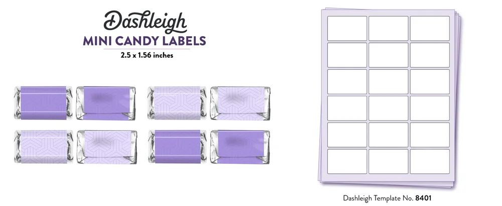 Free Mini Candy Bar Label Templates for Word, Canva, Adobe -- Learn to ...
