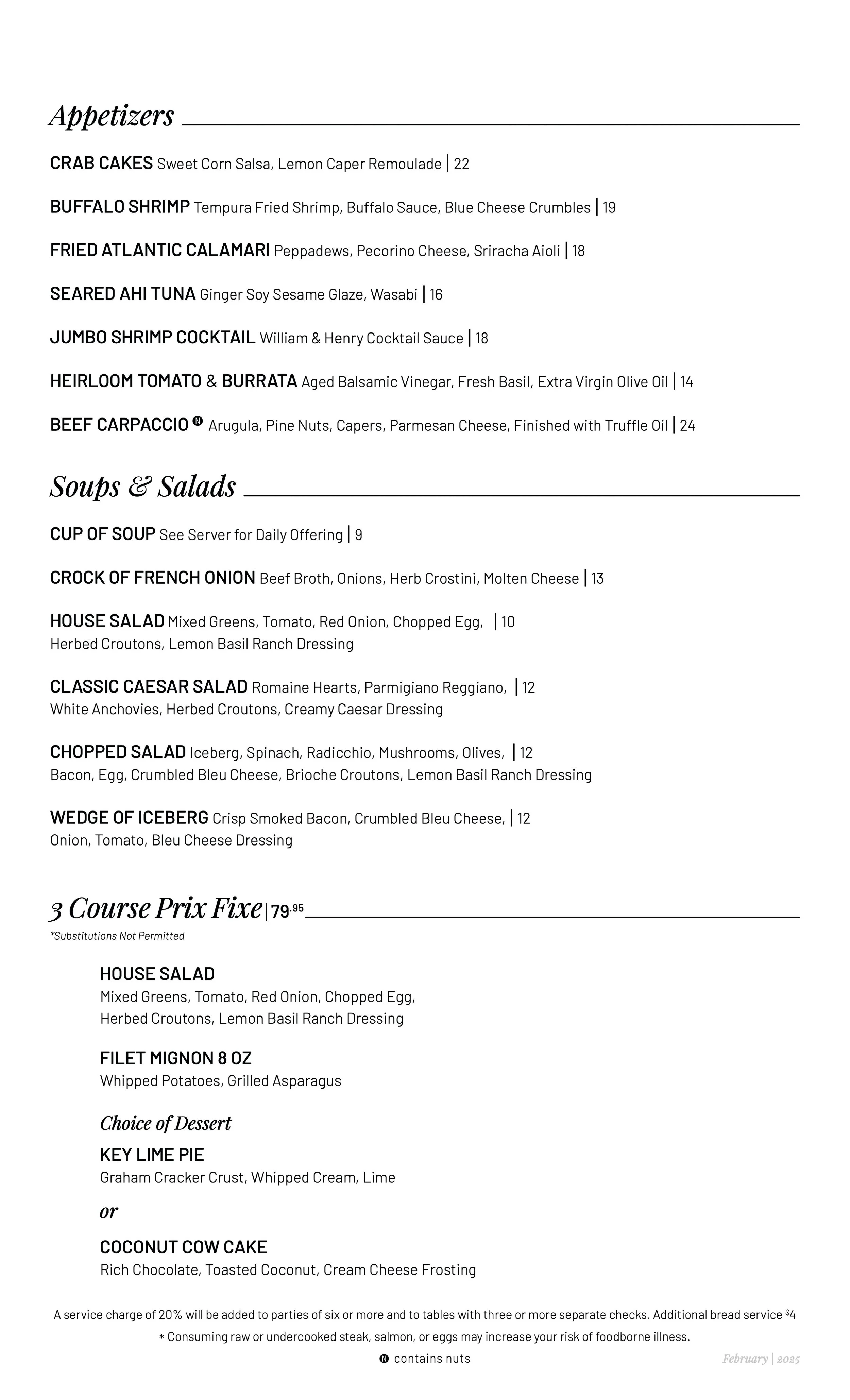 Dinner — William & Henry