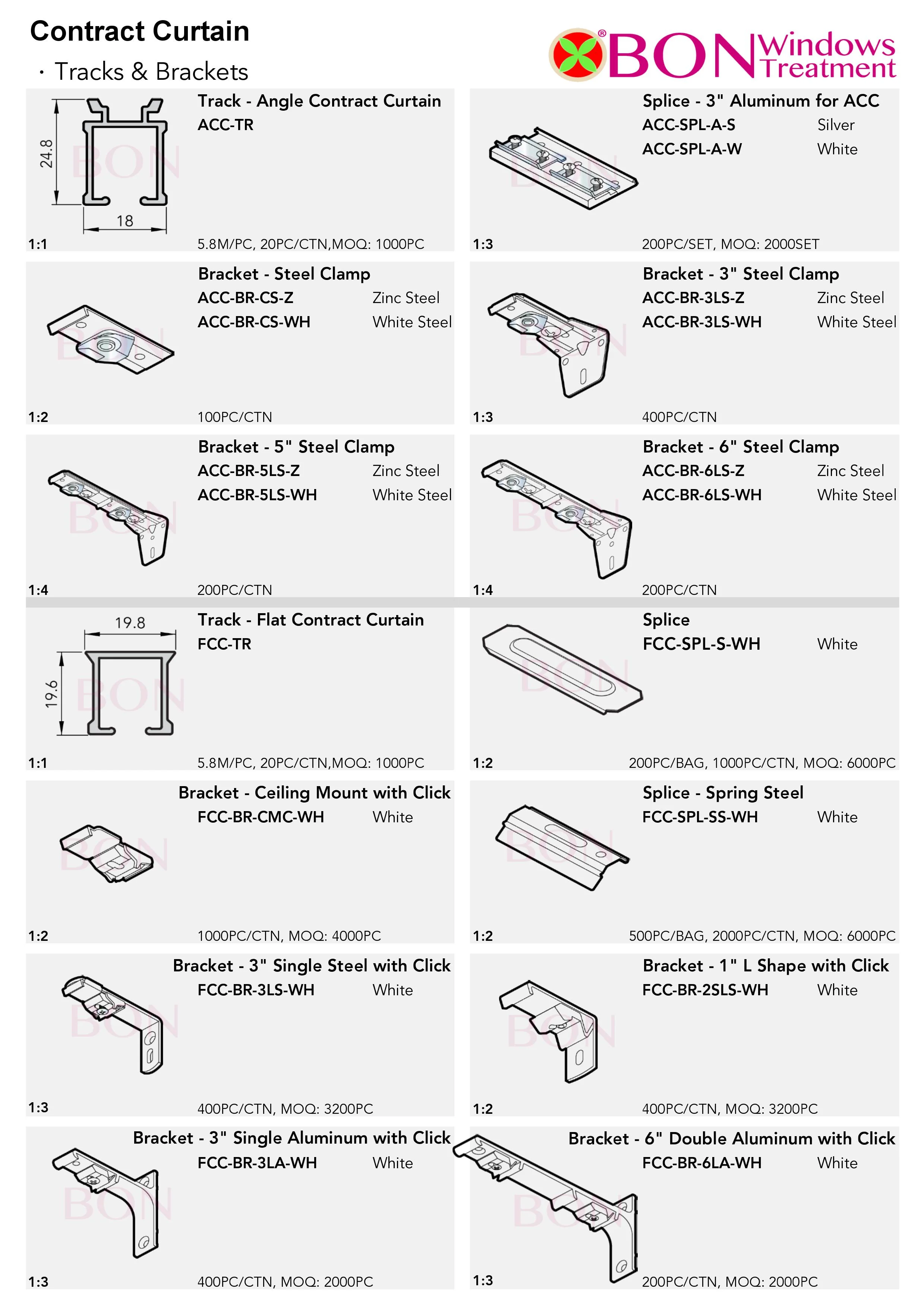 CC Contract Curtain (Copy) — BON Windows Treatment - Components Design ...