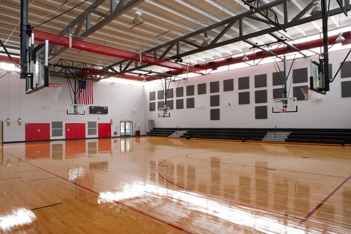 High School Gym Class Empty