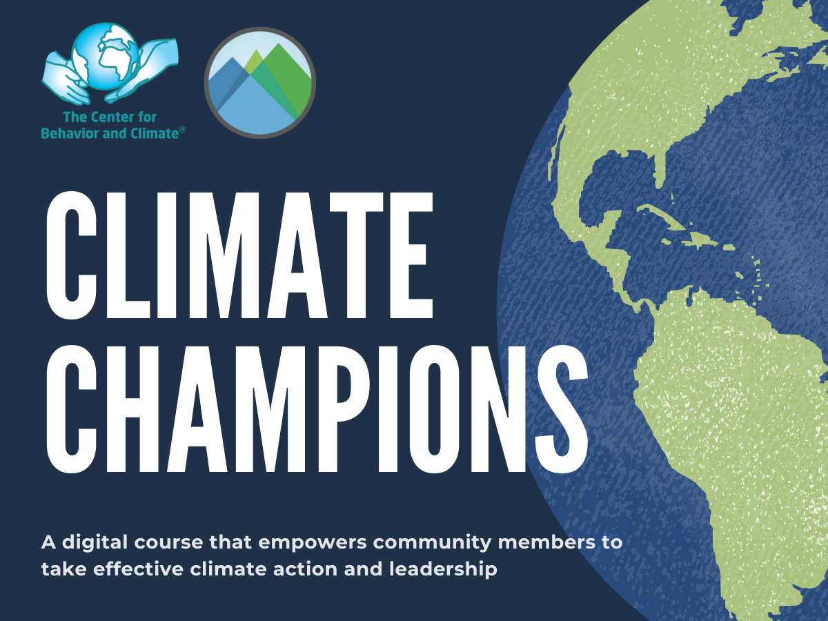 Climate Champions — Biosphere Institute of the Bow Valley