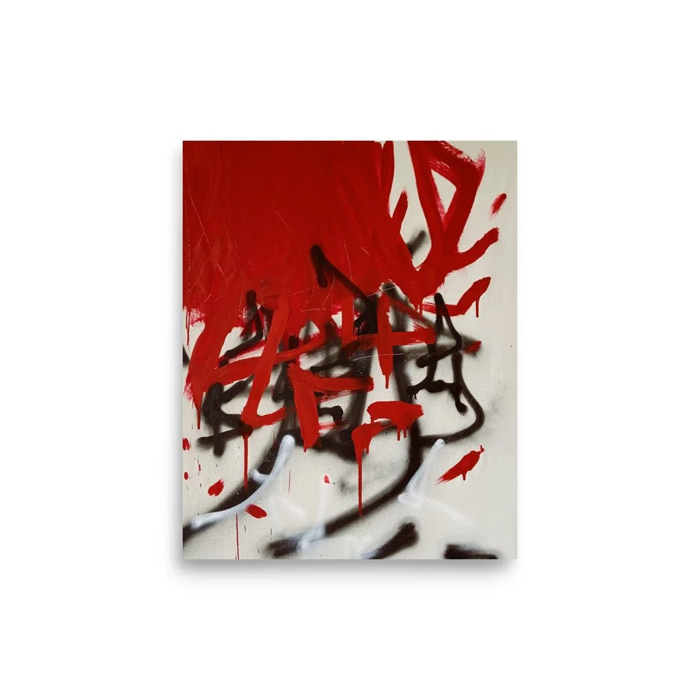 Print - Oil and Aerosol on Canvas — MICHAEL O'GUINN