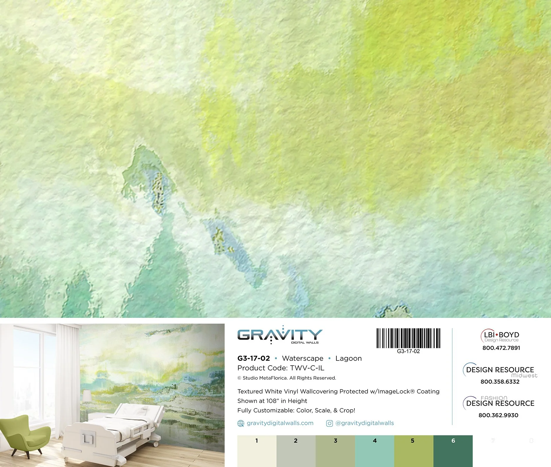 Waterscape • Lagoon — Gravity Digital Walls