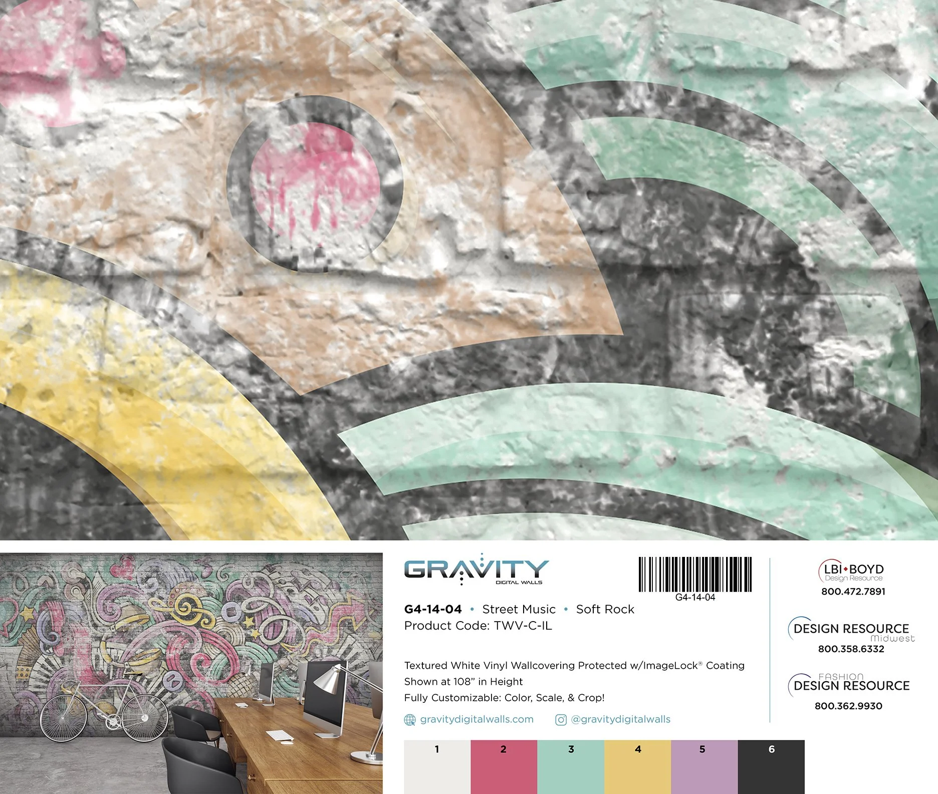 Street Music • Soft Rock — Gravity Digital Walls