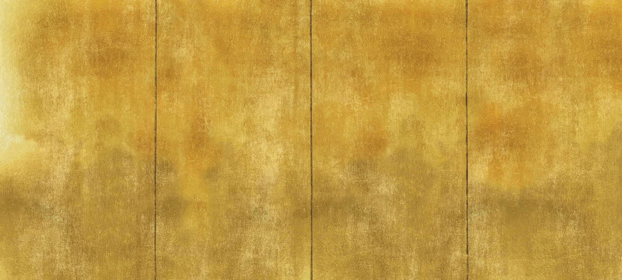 Sunrise Panels • Yellow Gold Metallic — Gravity Digital Walls