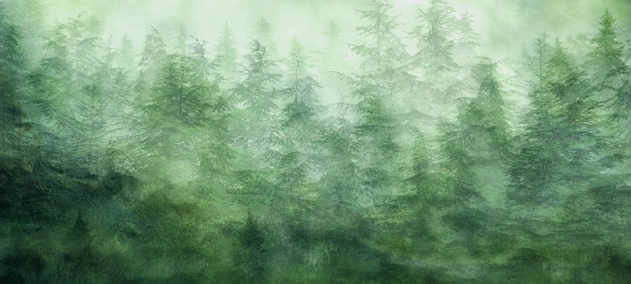 Tree Series • Epic Forest - Emerald — Gravity Digital Walls