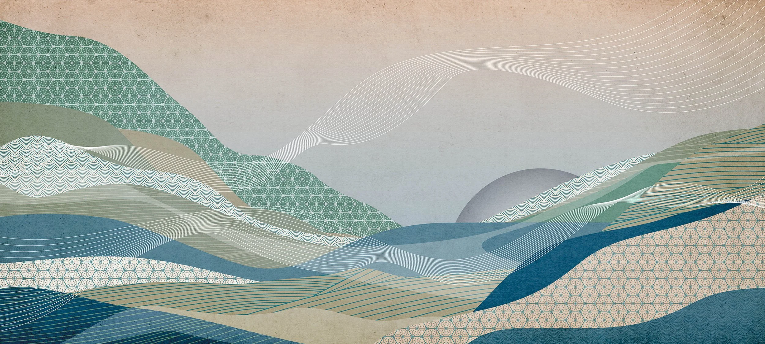 Hillside • Ocean — Gravity Digital Walls