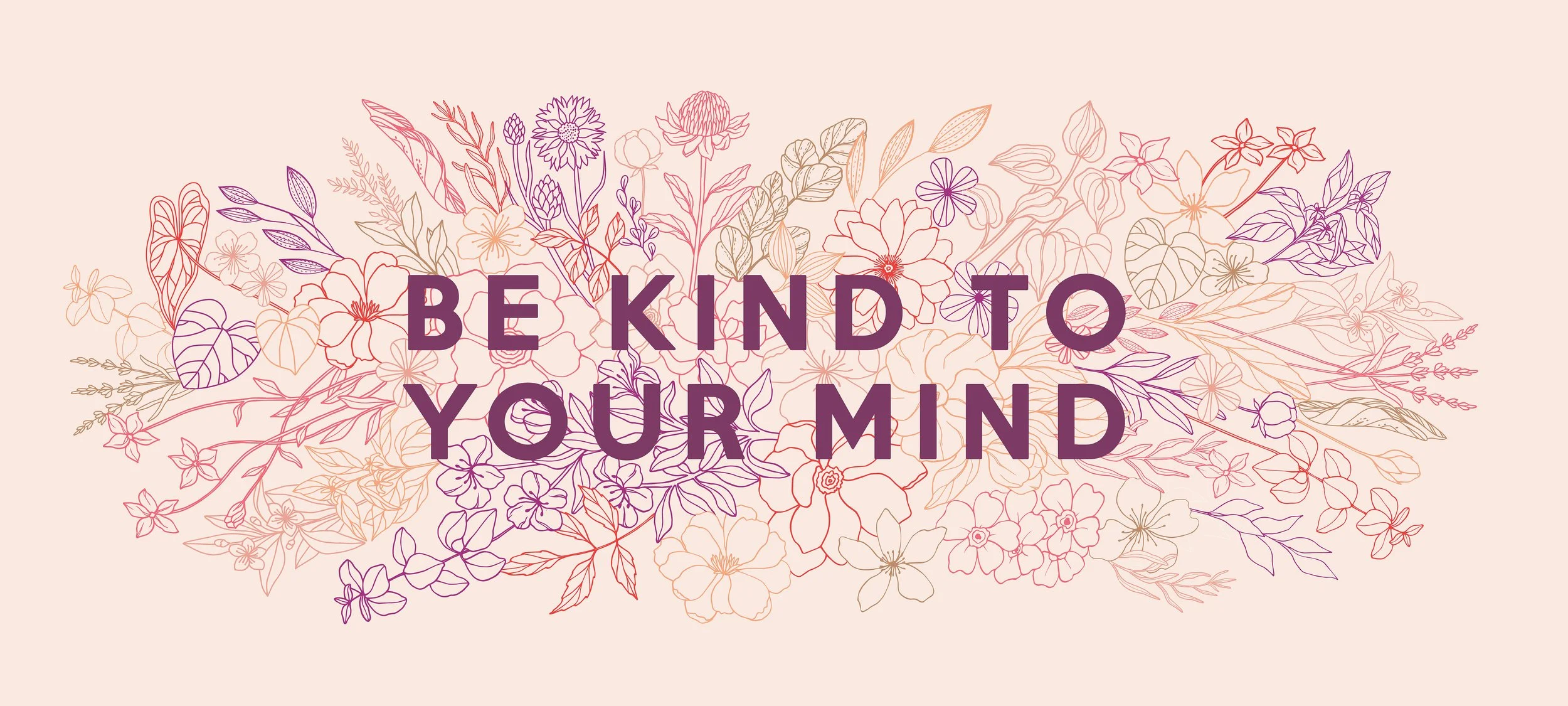 Garden Party • Blush Word Wall — Gravity Digital Walls