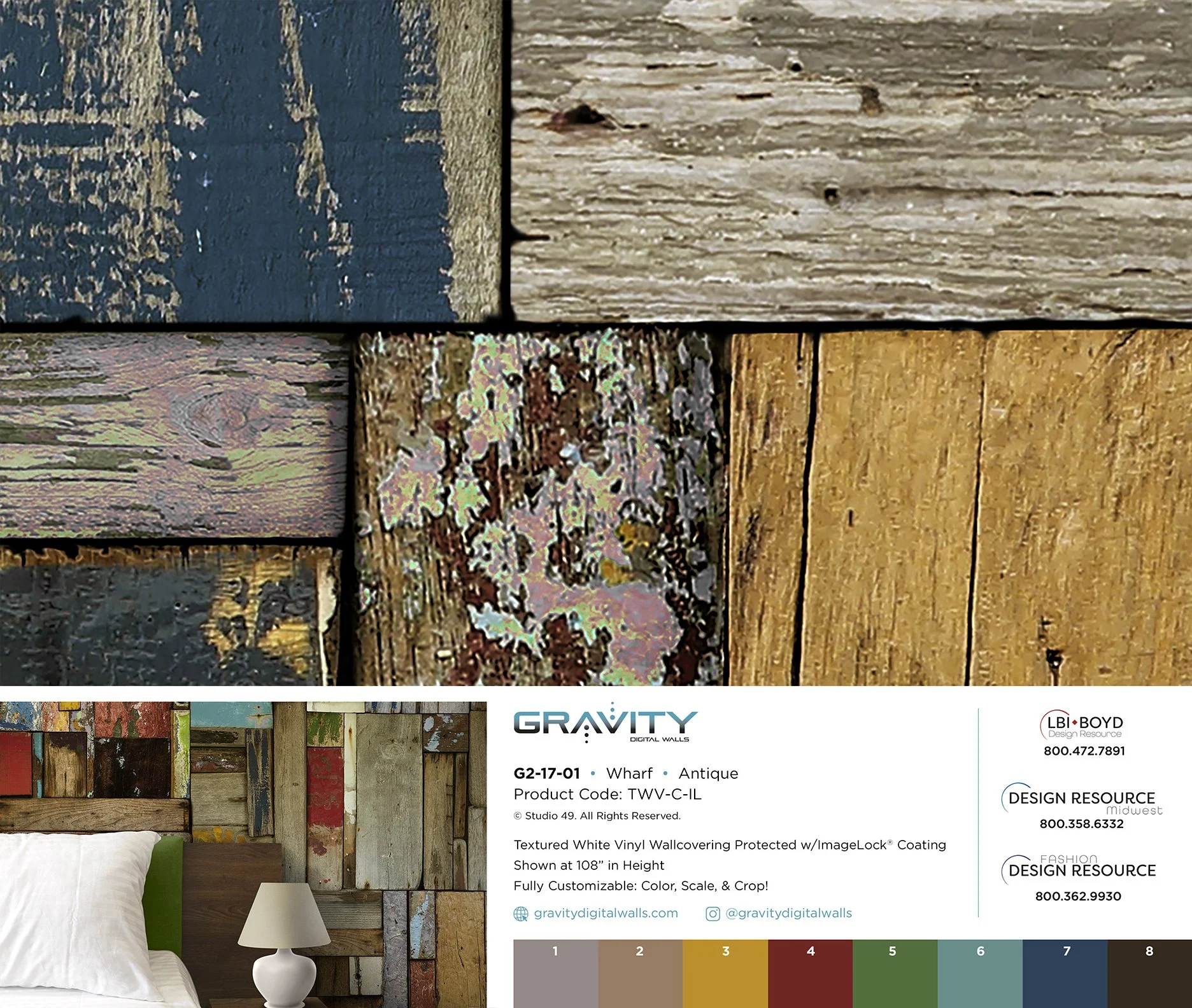 Wharf • Antique — Gravity Digital Walls