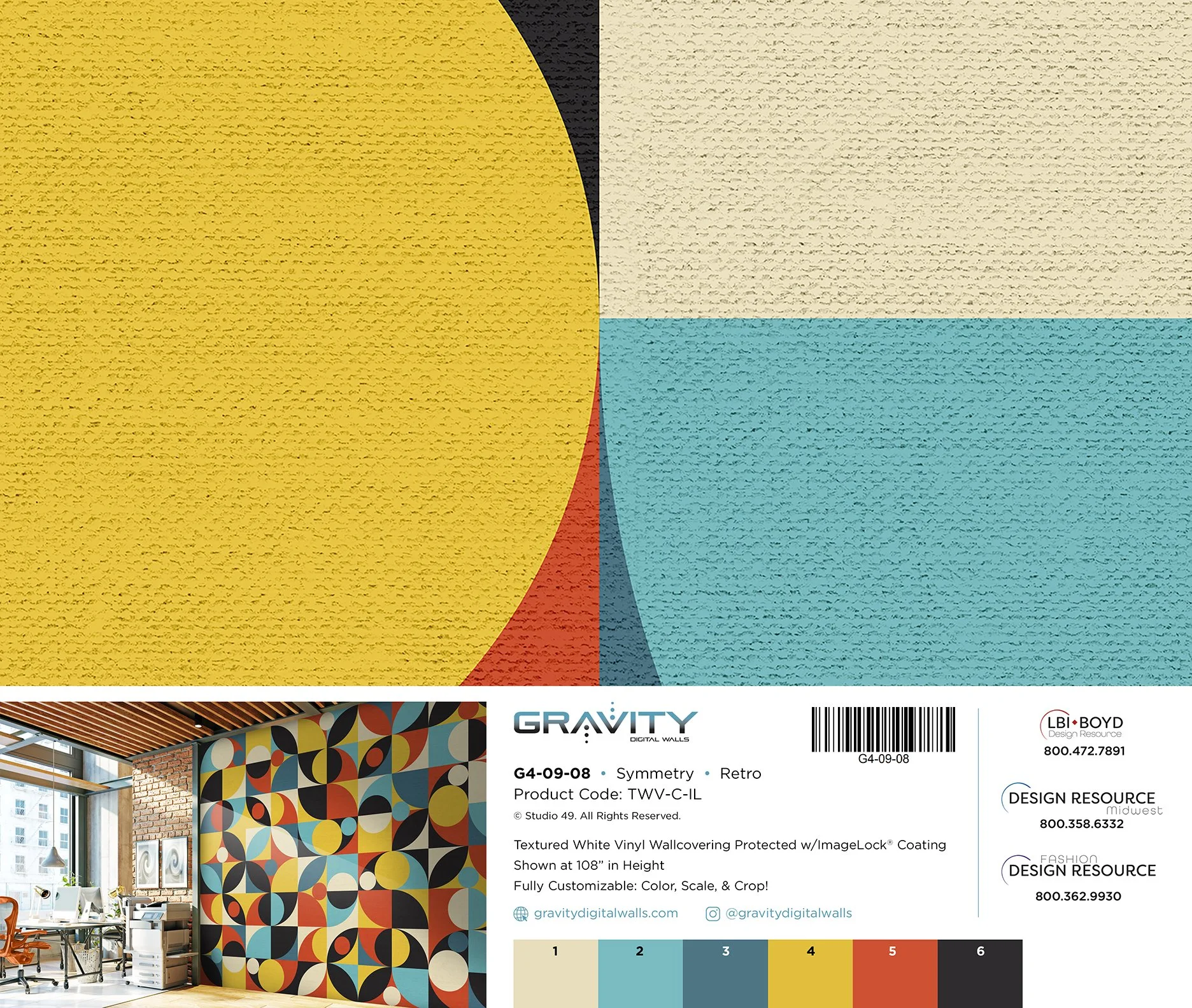 Symmetry • Retro — Gravity Digital Walls