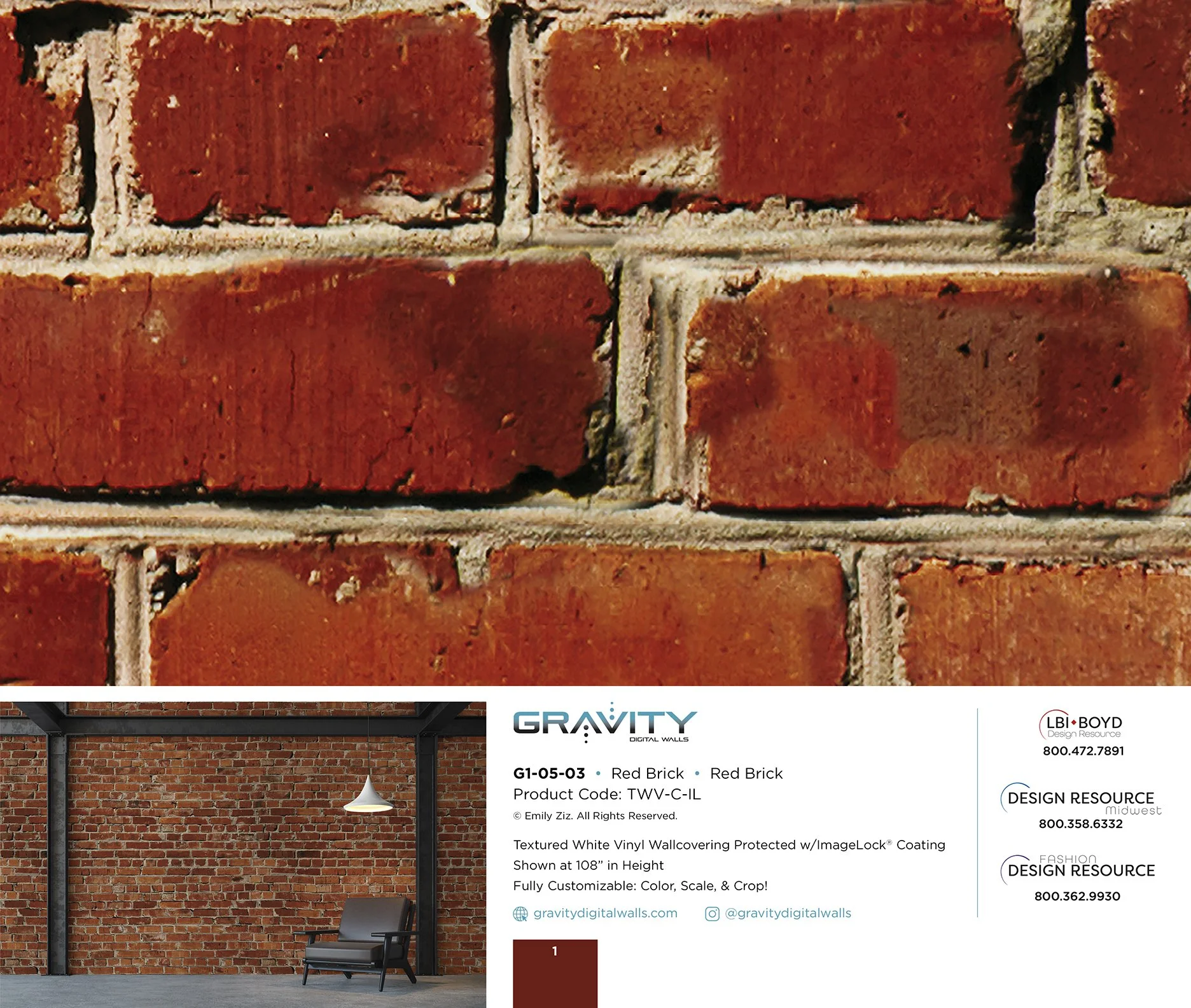 Red Brick • Red Brick — Gravity Digital Walls