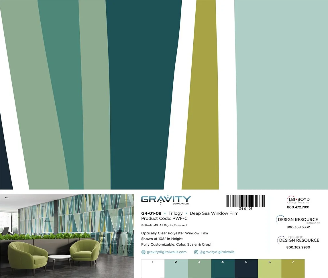 Trilogy • Deep Sea Window Film — Gravity Digital Walls