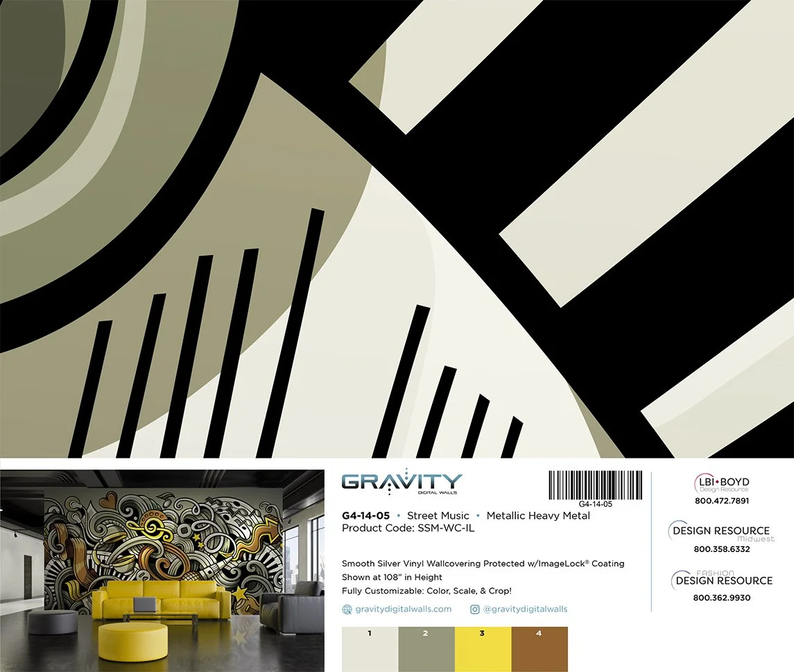 Street Music • Metallic Heavy Metal — Gravity Digital Walls