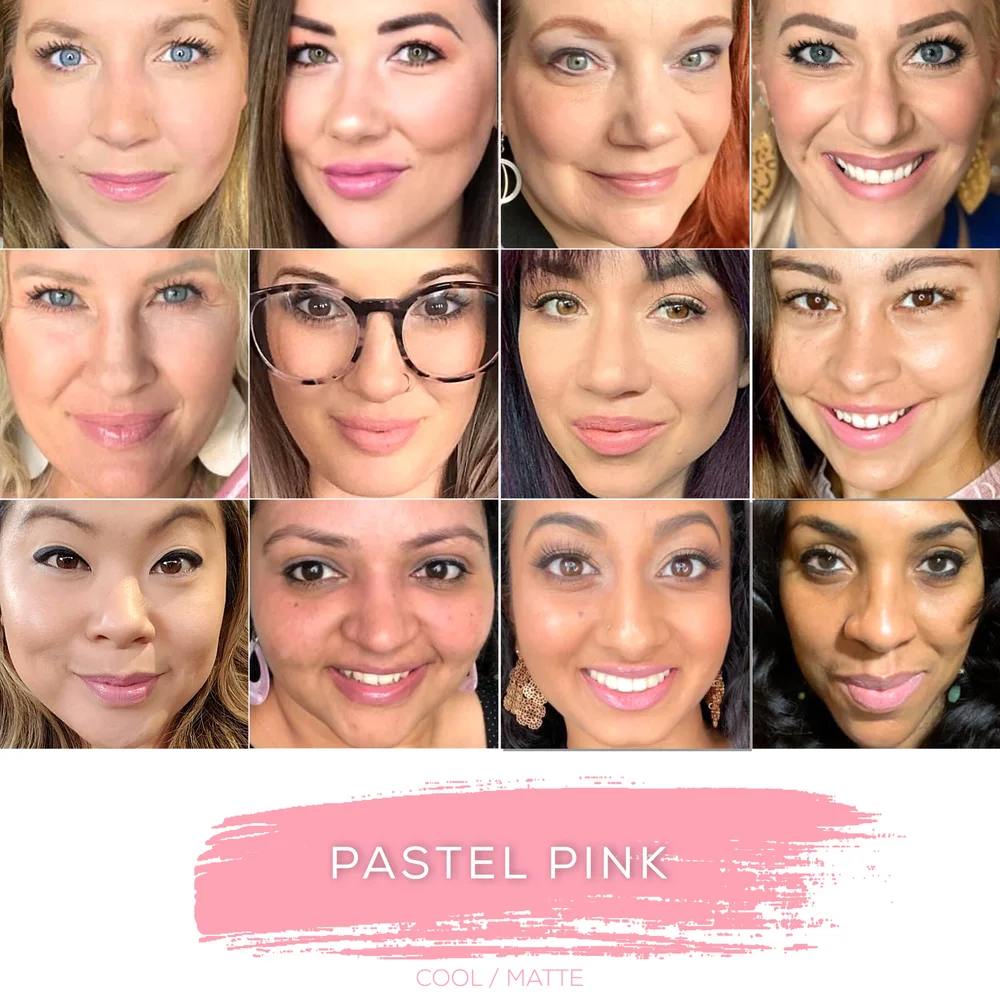 Pastel Pink LipSense: Cool Soft Matte Pink with Blue Undertone | Long ...
