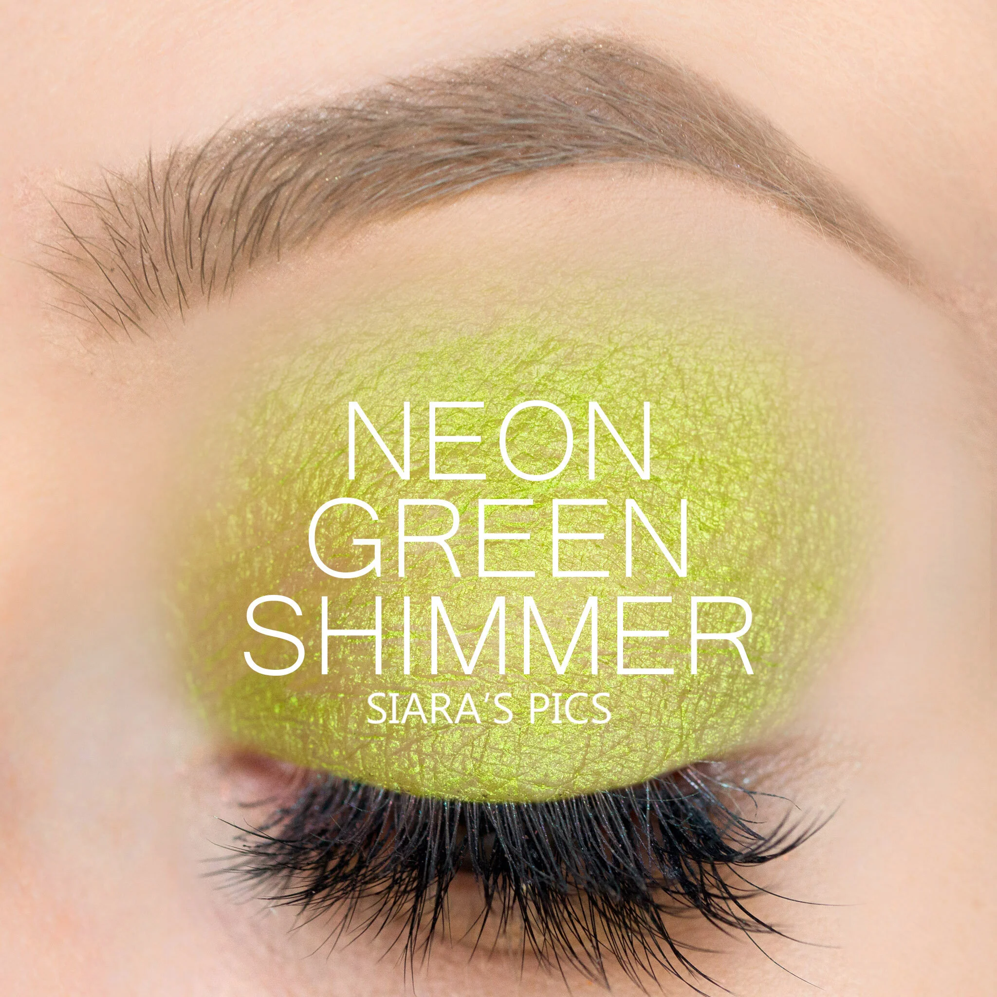 Neon Green Shimmer ShadowSense | Ashley Cejka
