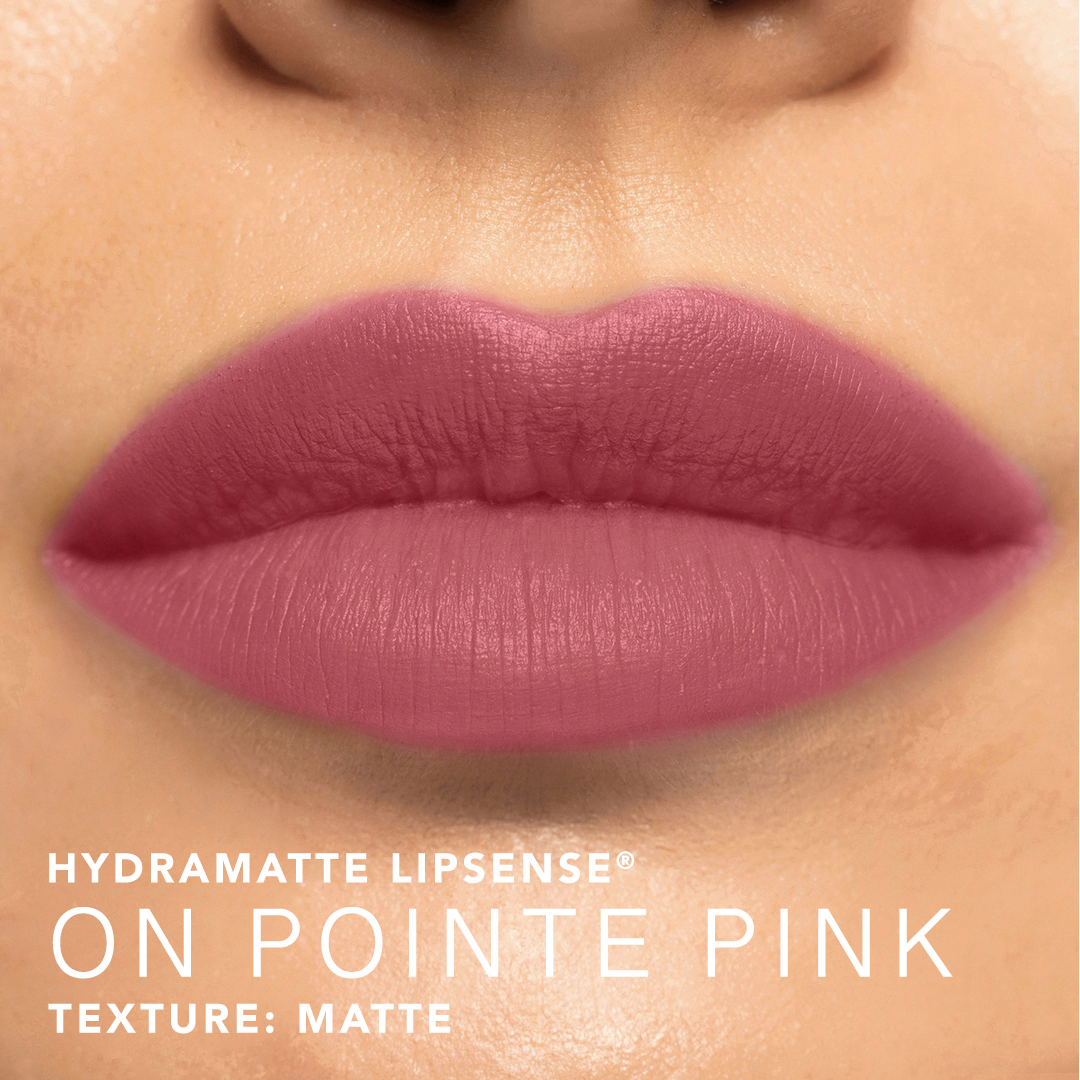 On Pointe Pink HydraMatte LipSense | SeneGence ashleycejka.com | Ashley ...