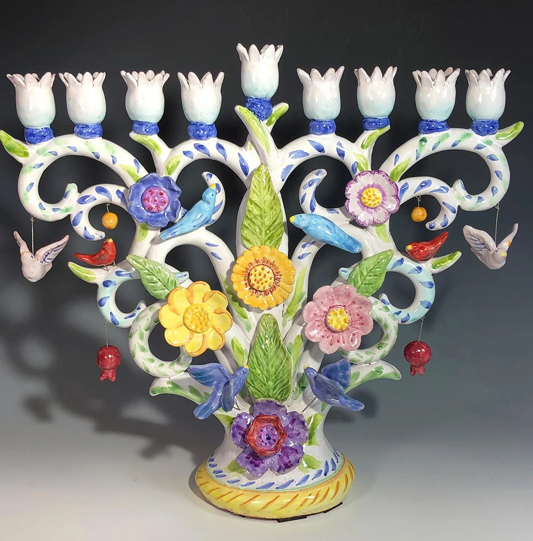 custom menorahs — Liz Lauter.com