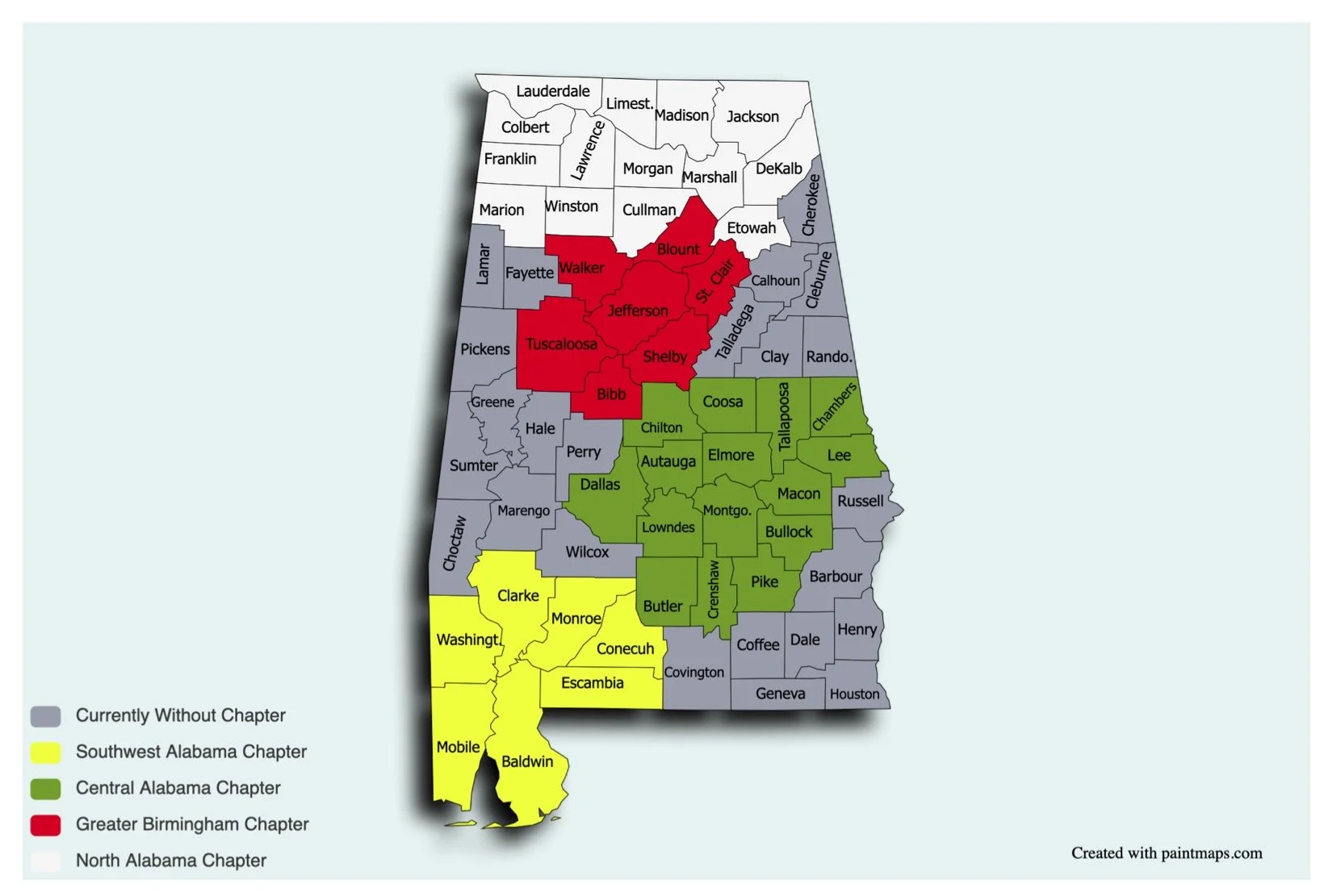 Alabama Chapters — CEF of Alabama