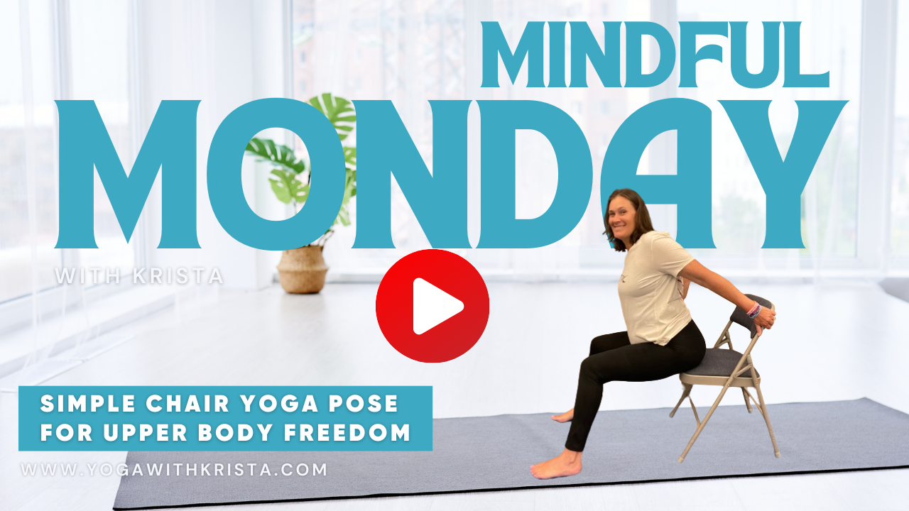 Simple Chair Yoga Pose for Upper Body Freedom — Daytona Yoga With Krista