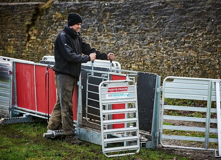 Porta-Yards Mobile Sheep Handling Systems | Forklift System