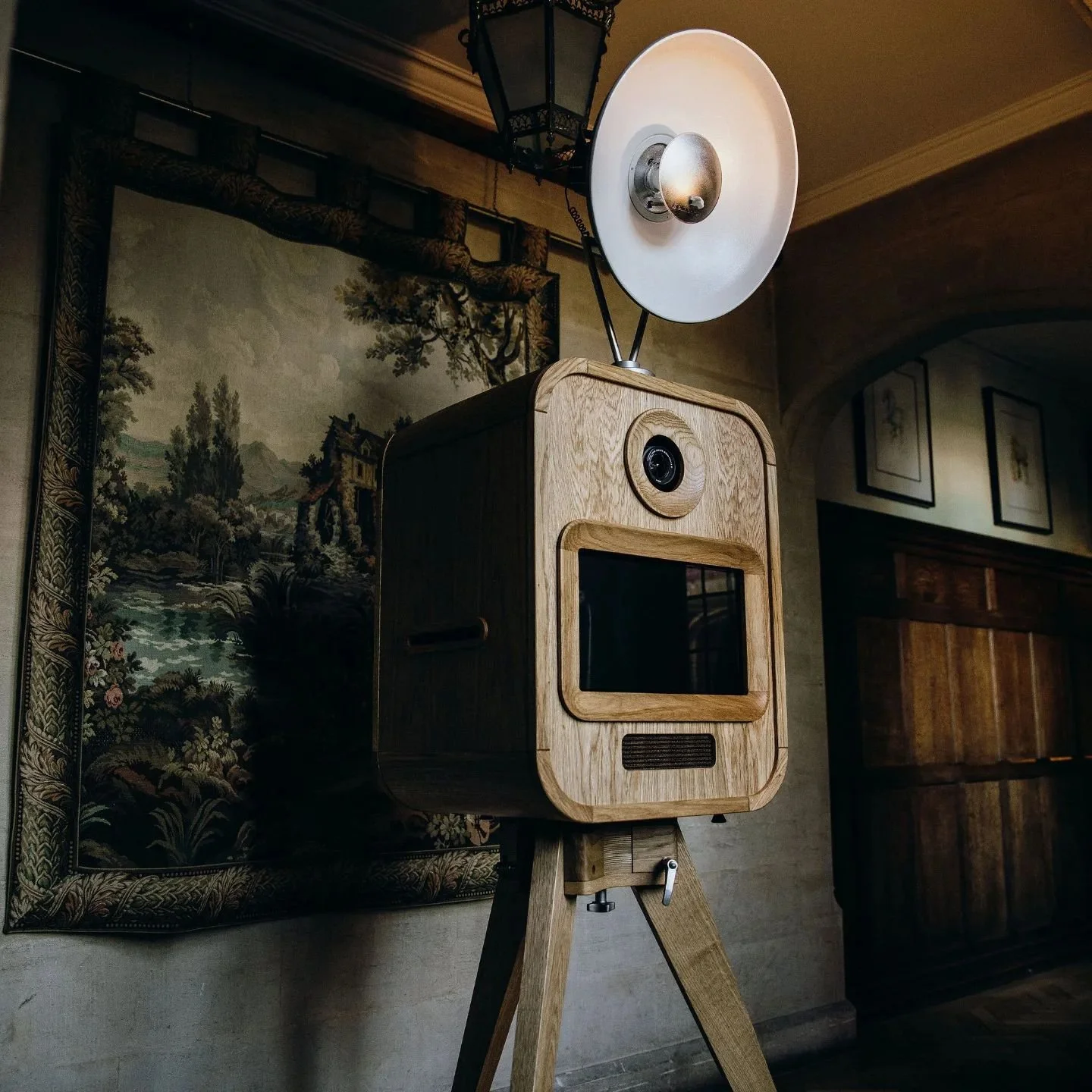 Solid Oak Deluxe Photo booth — Waterfall Photo Booth Co.