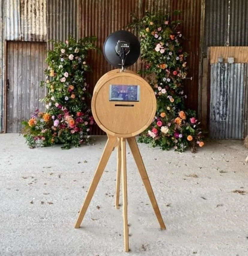 Solid Oak Deluxe Photo booth — Waterfall Photo Booth Co.