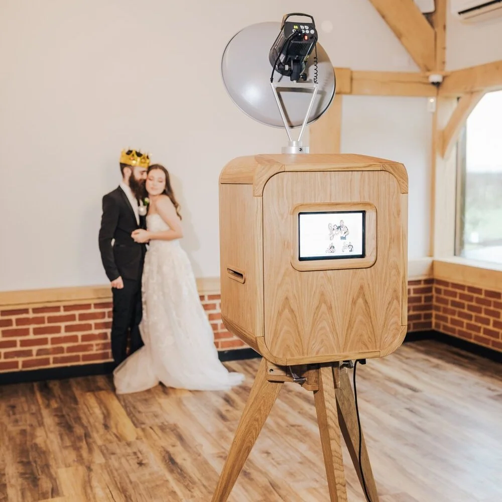 Solid Oak Deluxe Photo booth — Waterfall Photo Booth Co.