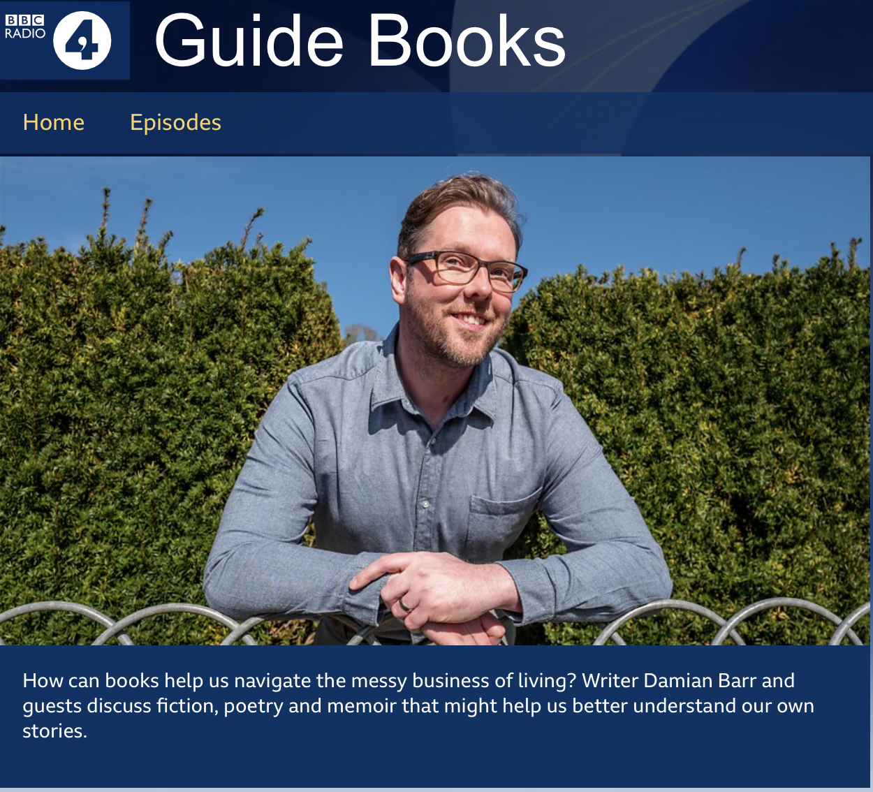 Guide Books To Be Repeated On BBC Radio 4 Damian Barr Guide Books To Be Repeated On BBC Radio 4 Damian Barr
