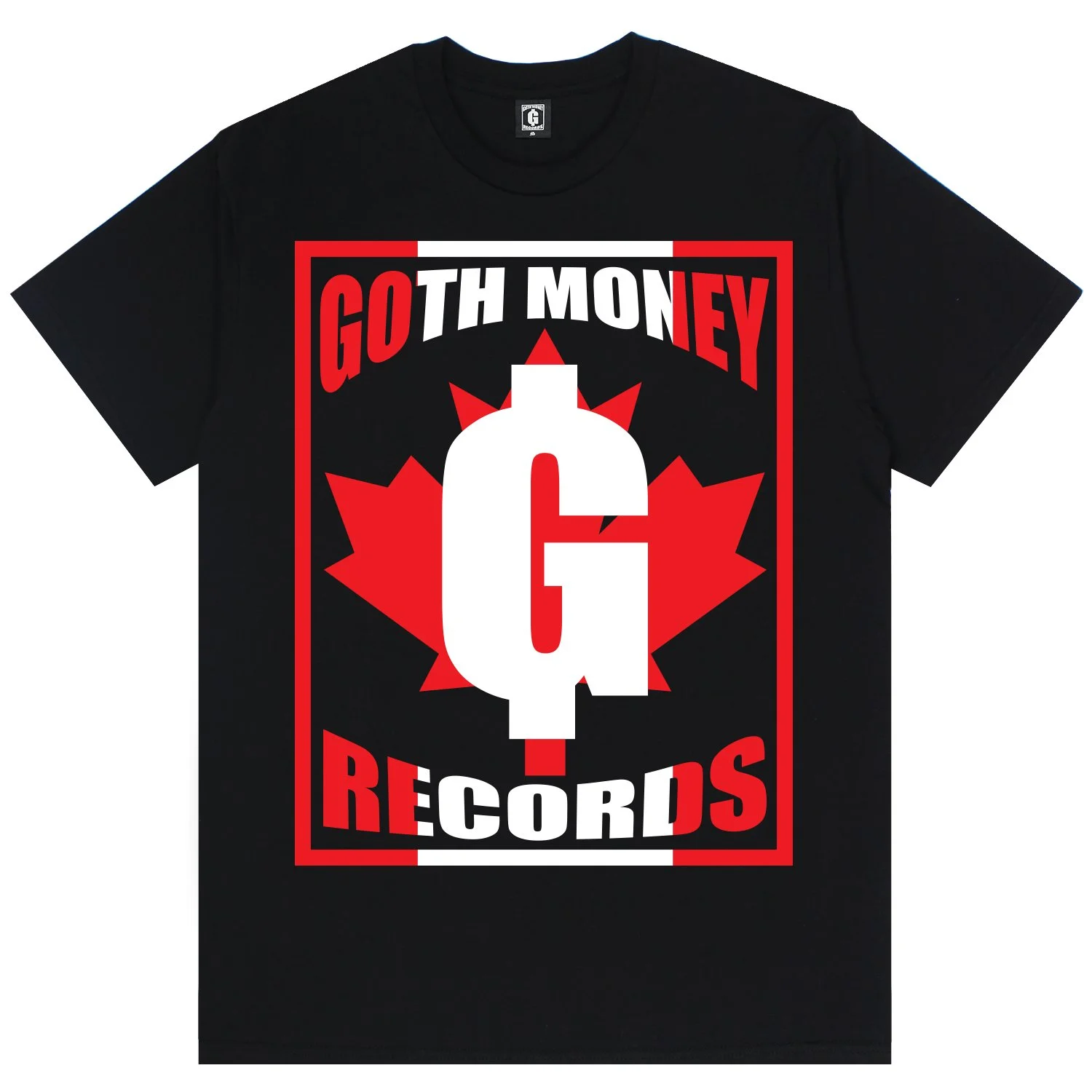 Canada Logo Tee - Black — Goth Money Wear