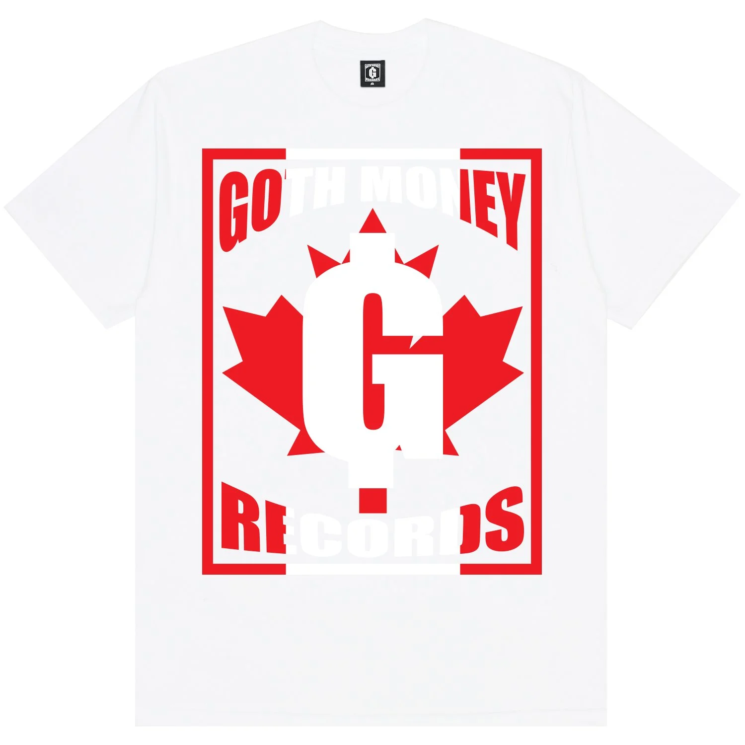 Canada Logo Tee - White — Goth Money Wear