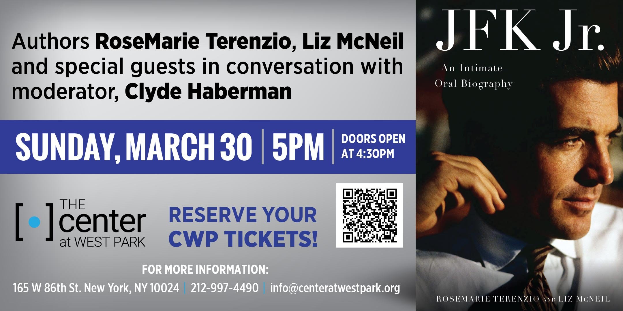 JFK Jr. An Intimate Oral Biography — The Center at West Park