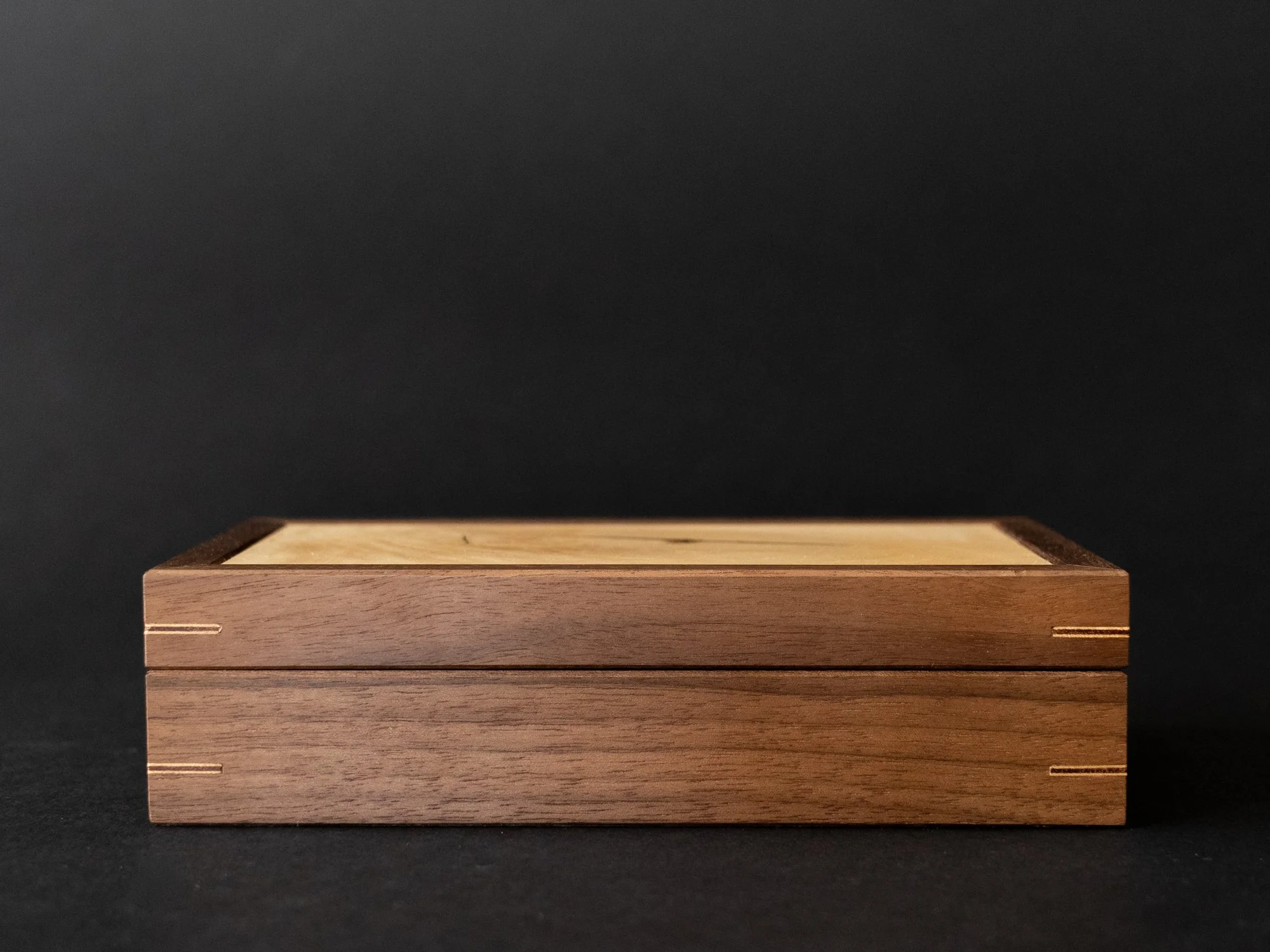 Walnut and Maple Knot Box — Adrian Preda Woodworks