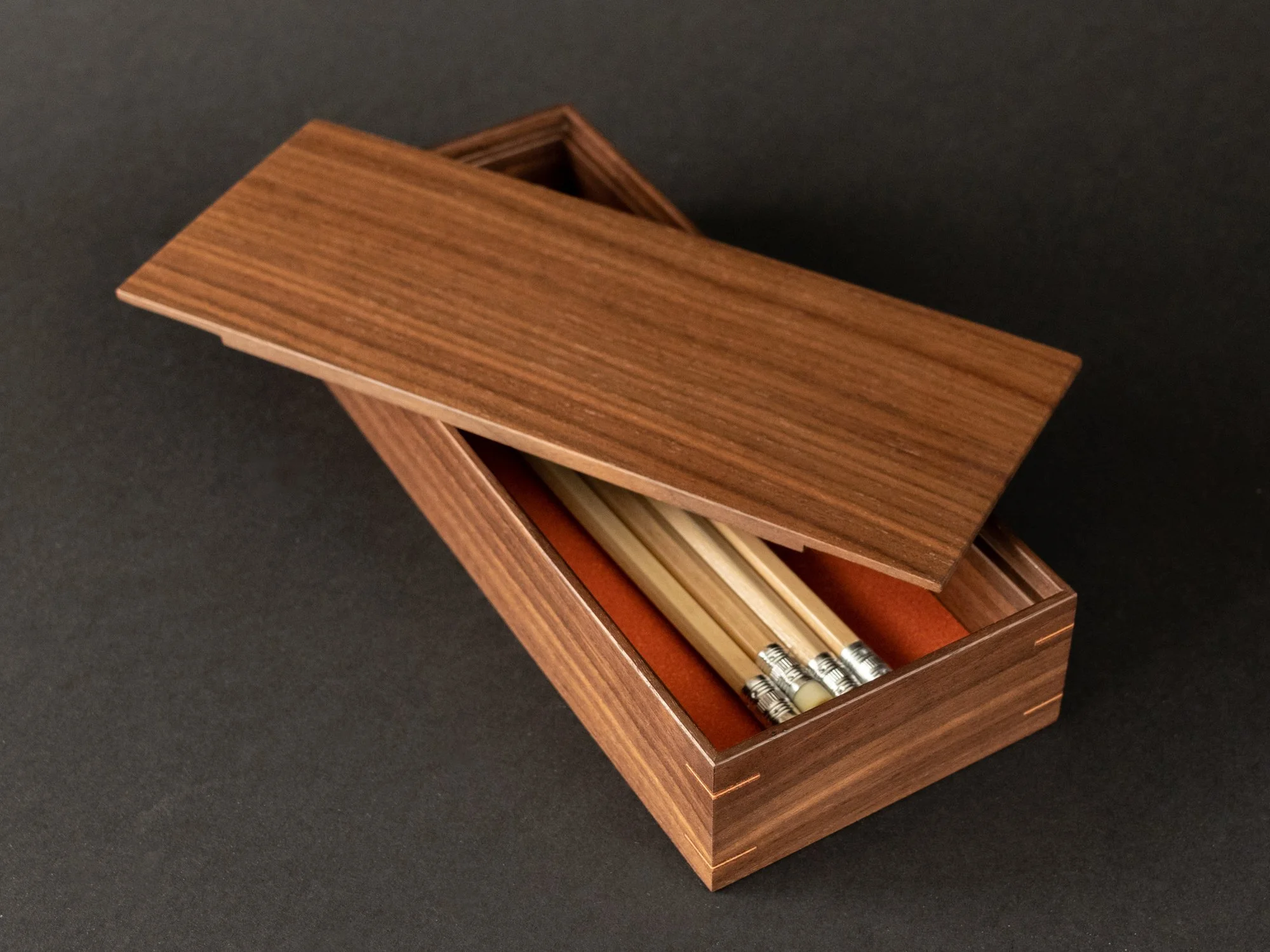 Pen & Pencil Boxes with Lever Action Lid — Adrian Preda Woodworks