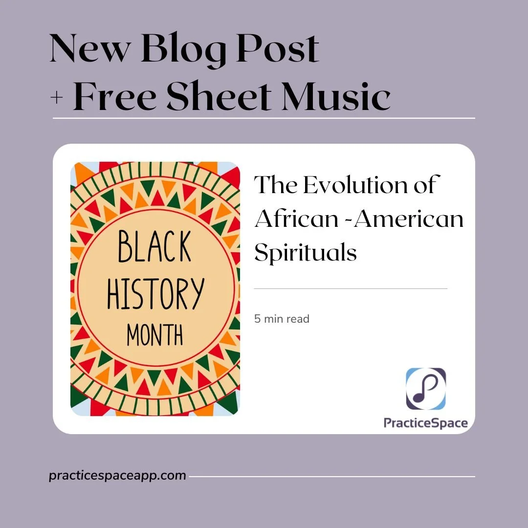 Black History Month - Free Sheet Music! — Practice Space