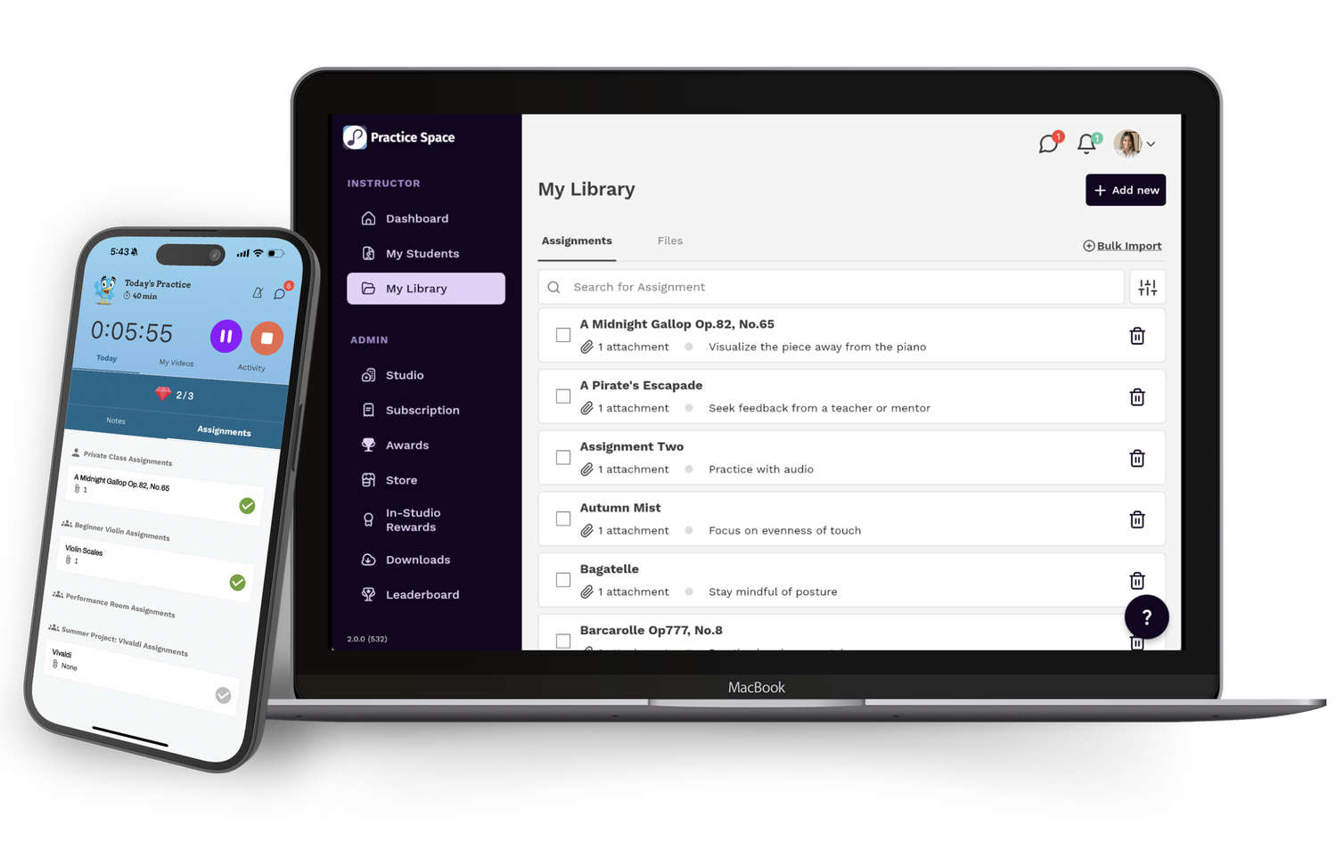 Practice Space - Music Practice App