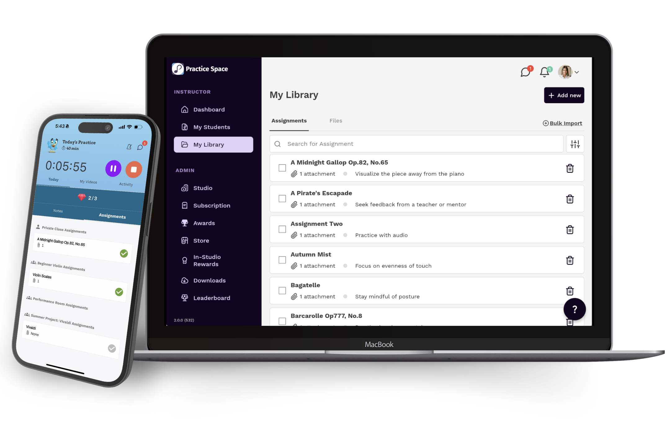 Practice Space - Music Practice App