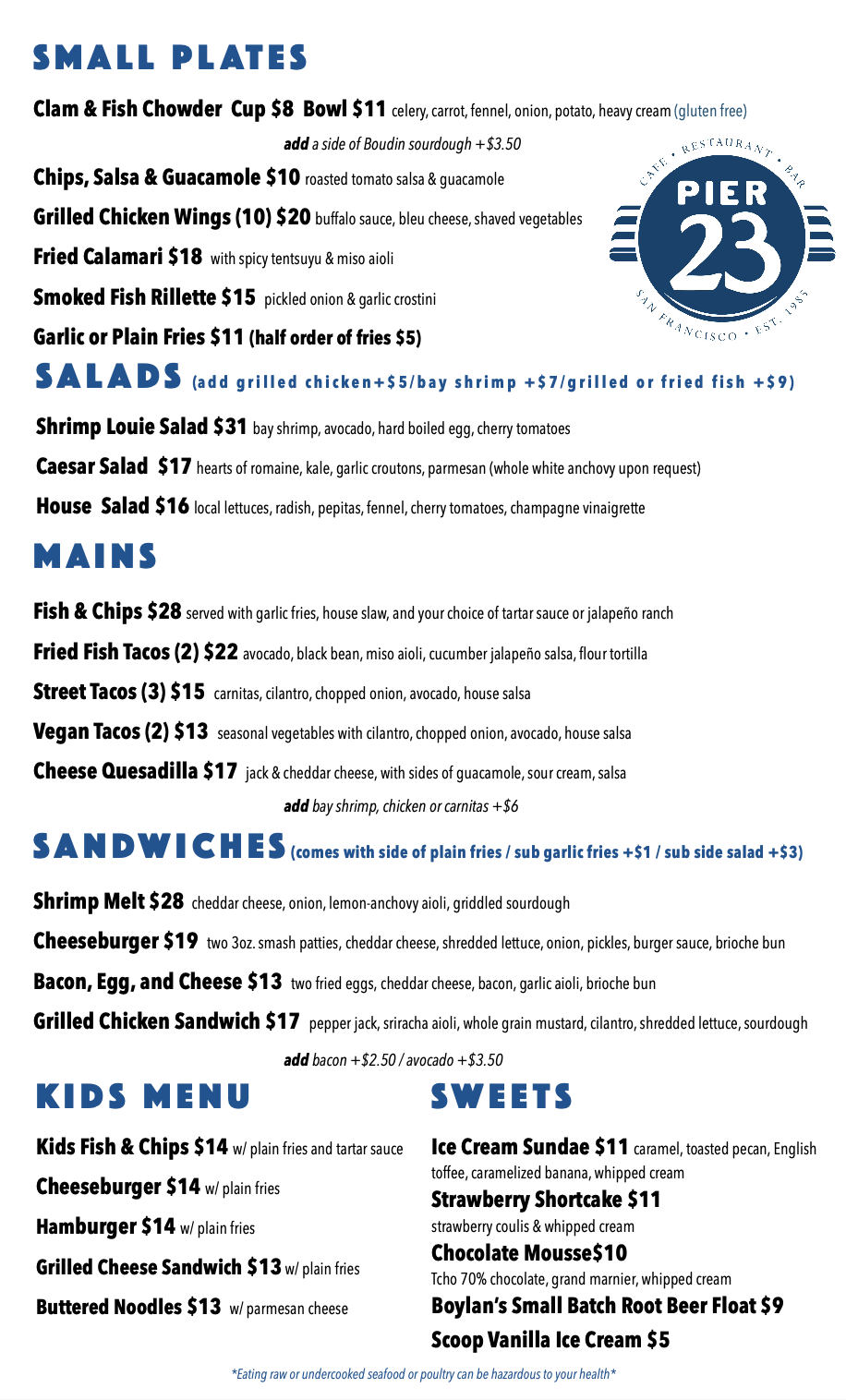 Pier 23 Cafe Restaurant & Bar