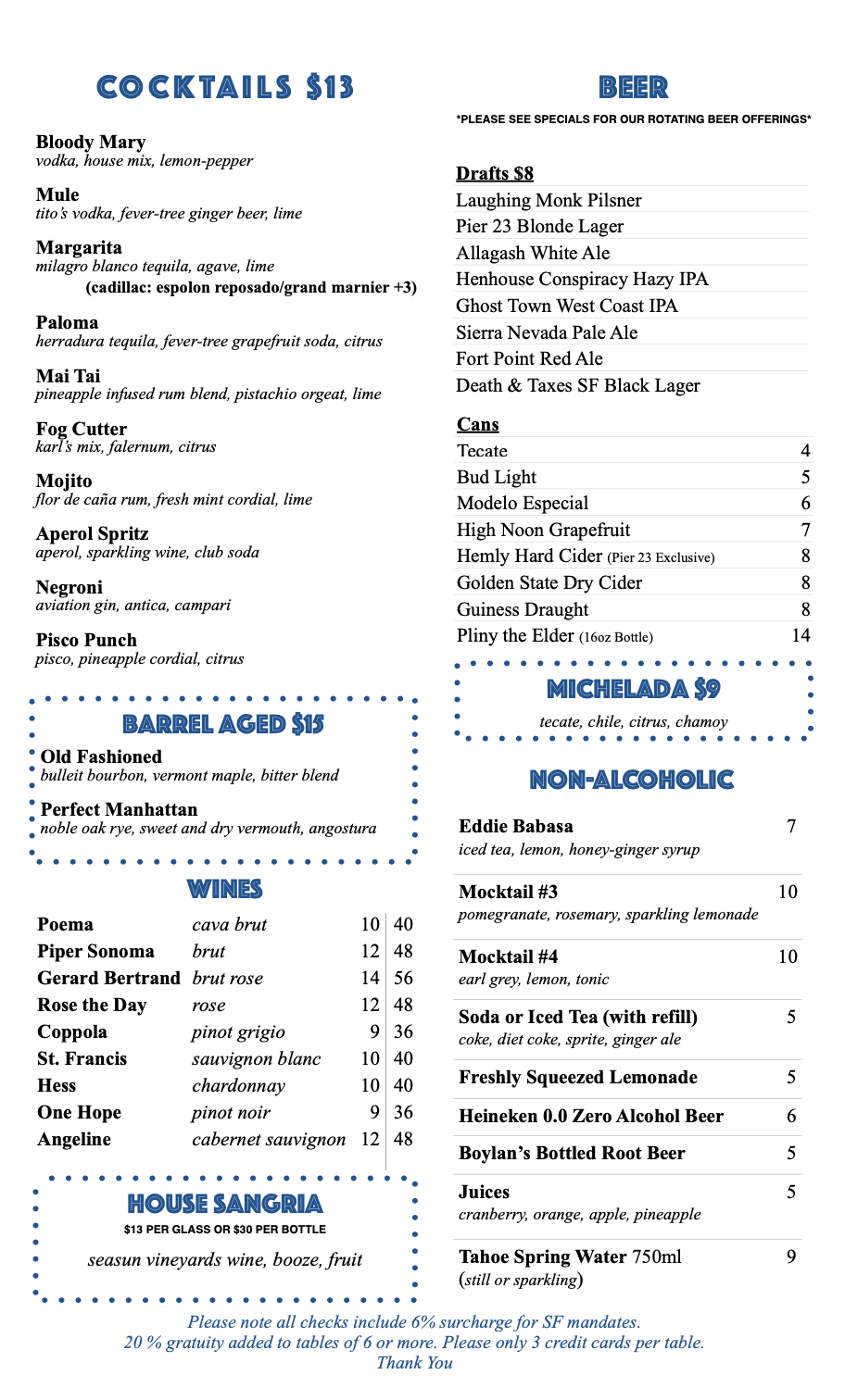 Pier 23 Cafe Restaurant & Bar