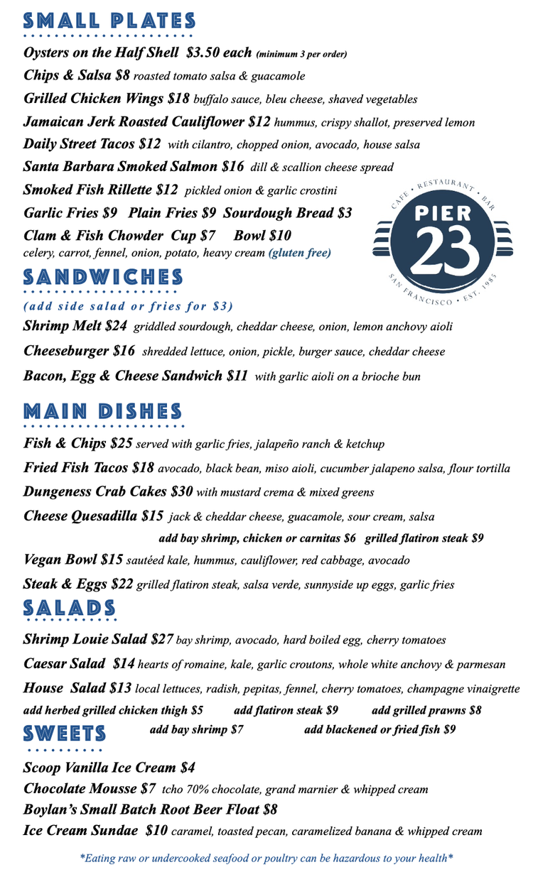 Pier 23 Cafe Restaurant & Bar