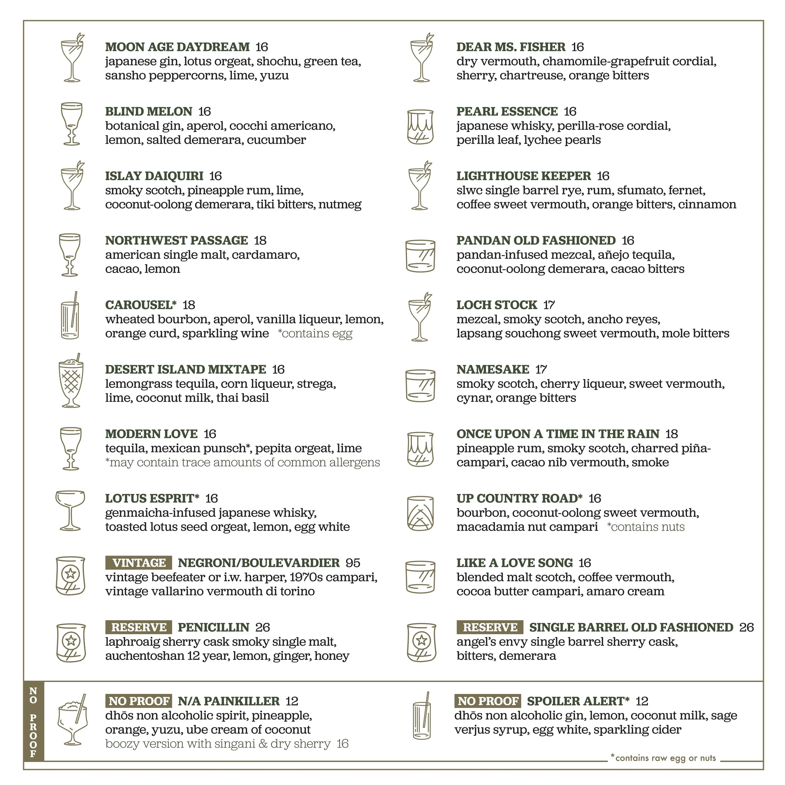 Menus — Scotch Lodge - Whisky Bar Portland