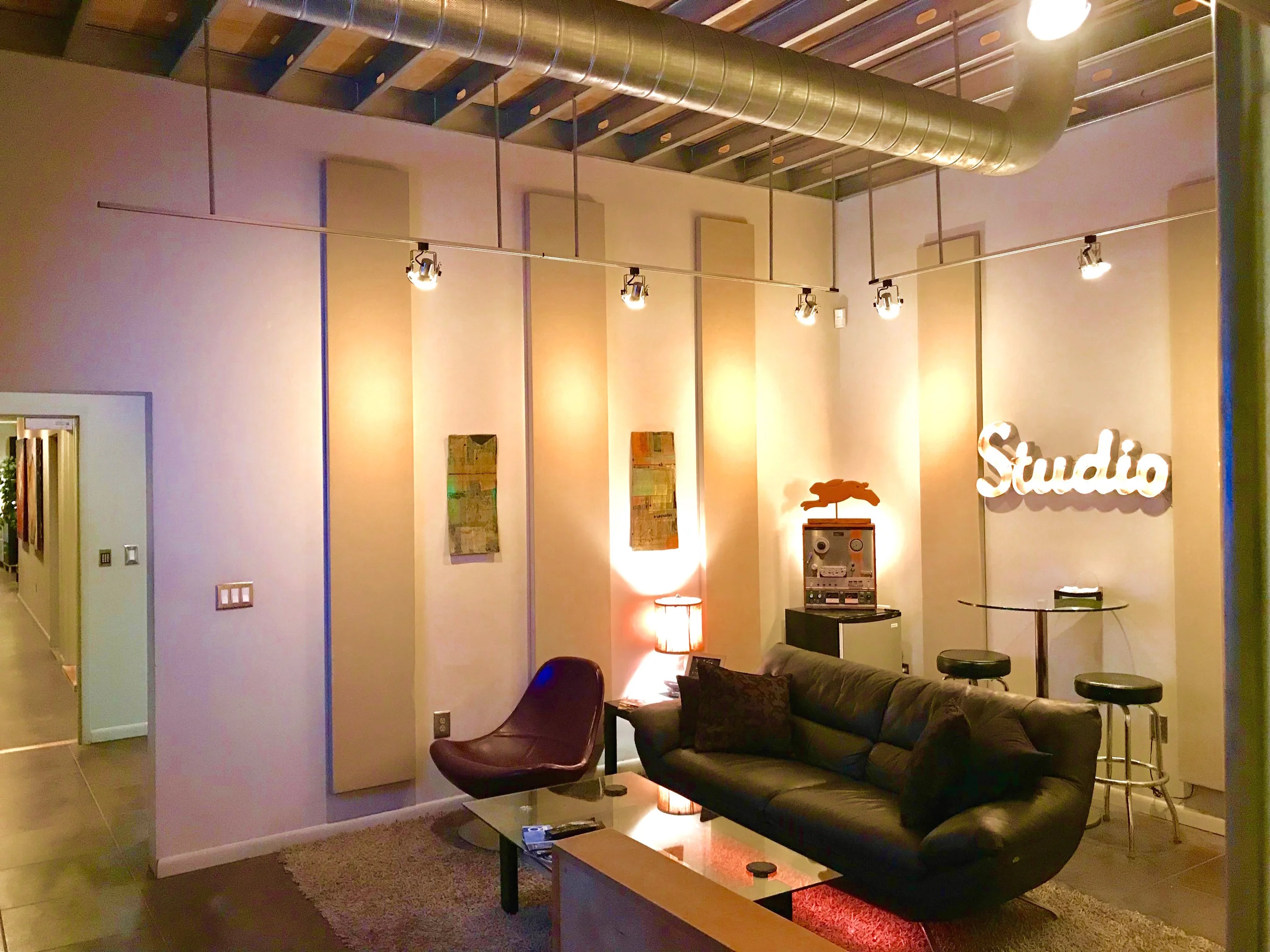 Check out the studio! — Atlanta Podcast Recording