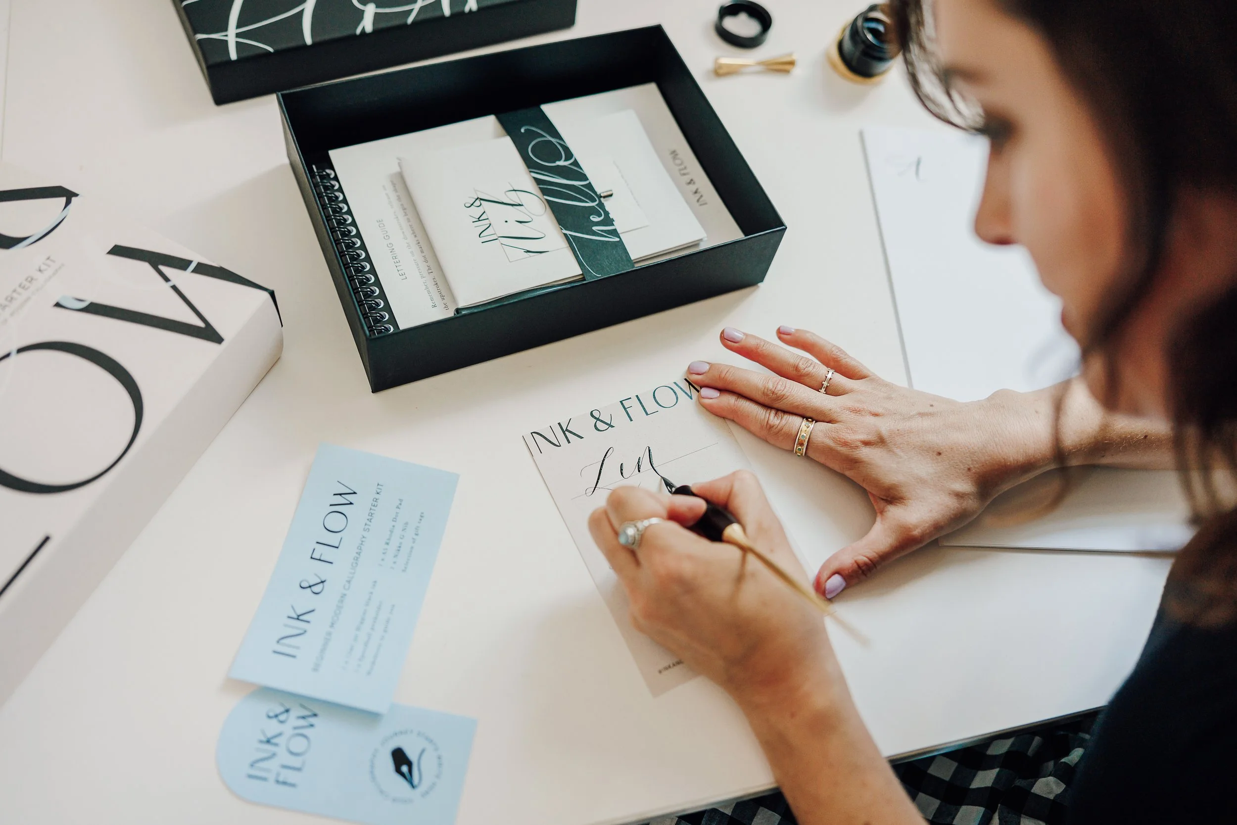 Modern Calligraphy Studio | Ink and Flow