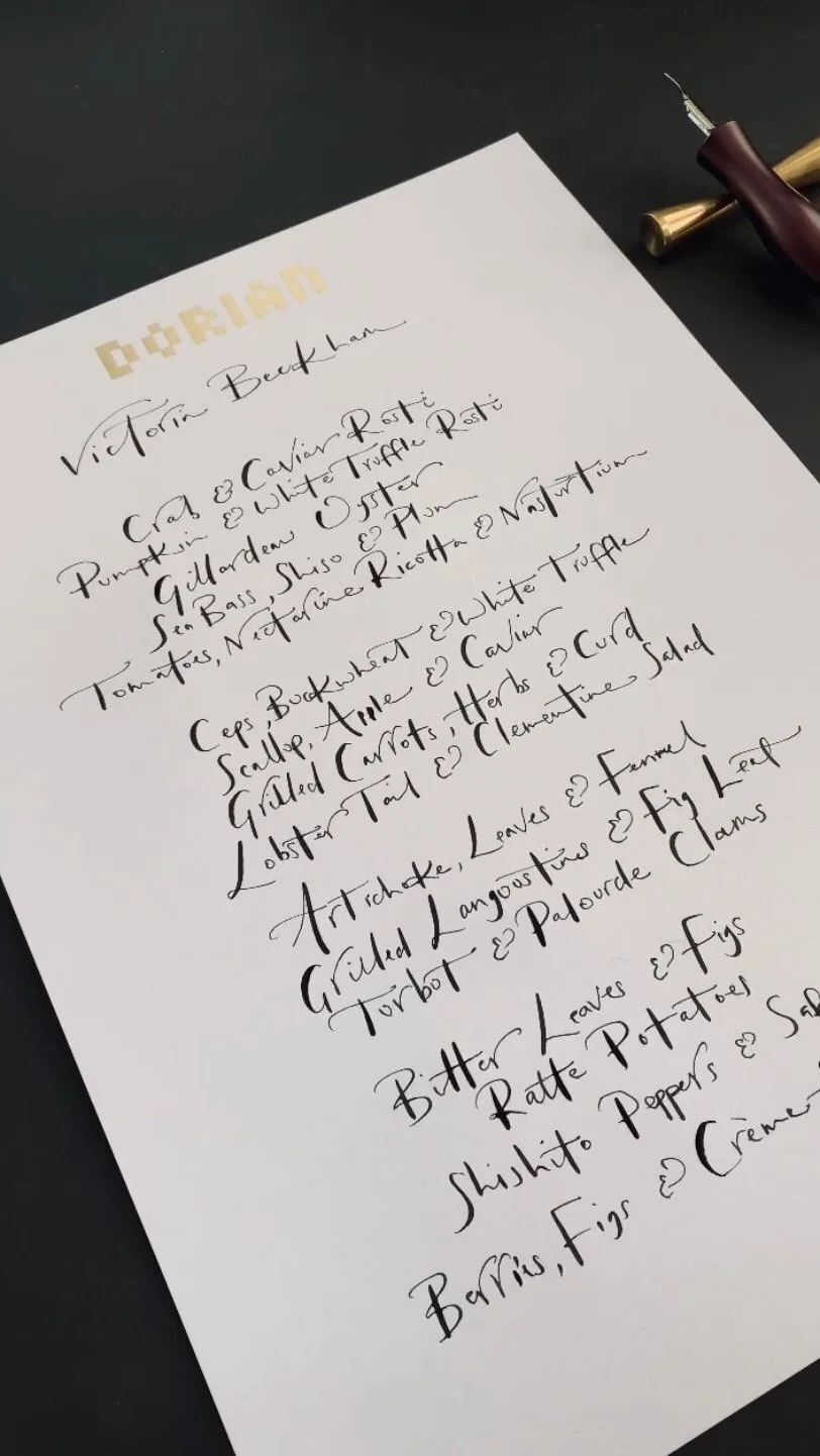 Modern Calligraphy Studio | Ink and Flow