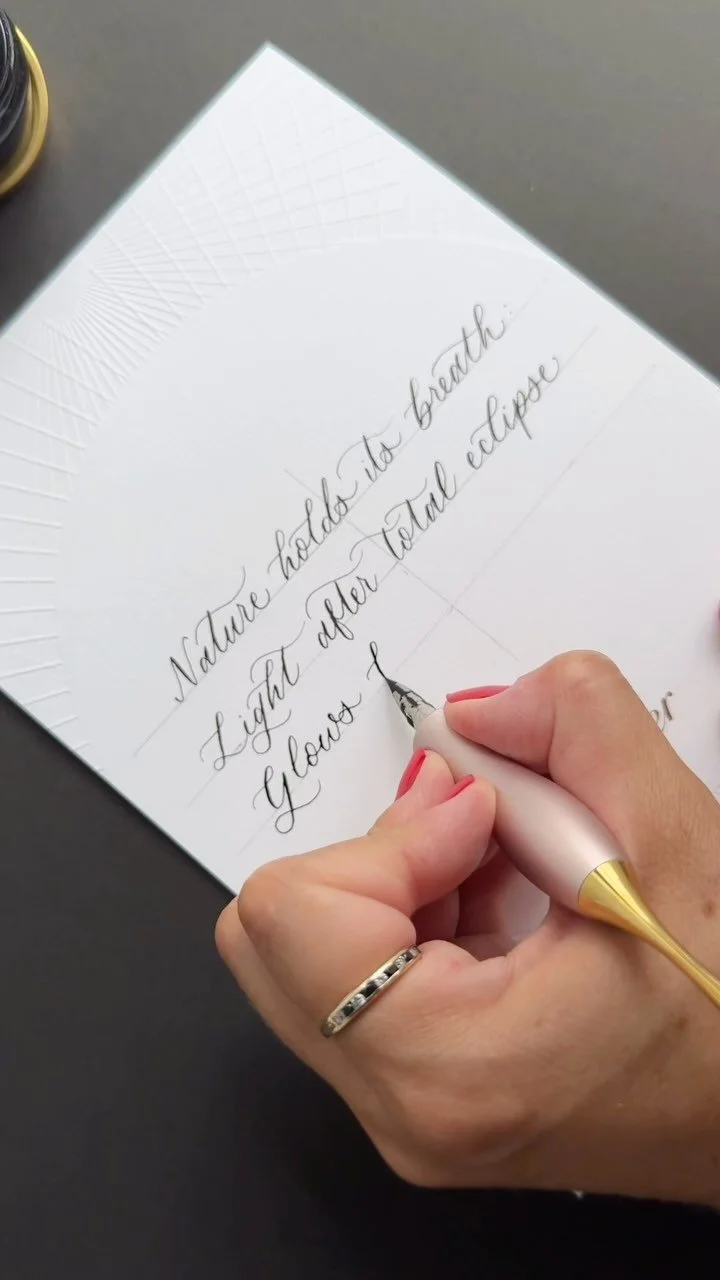 Modern Calligraphy Studio | Ink and Flow